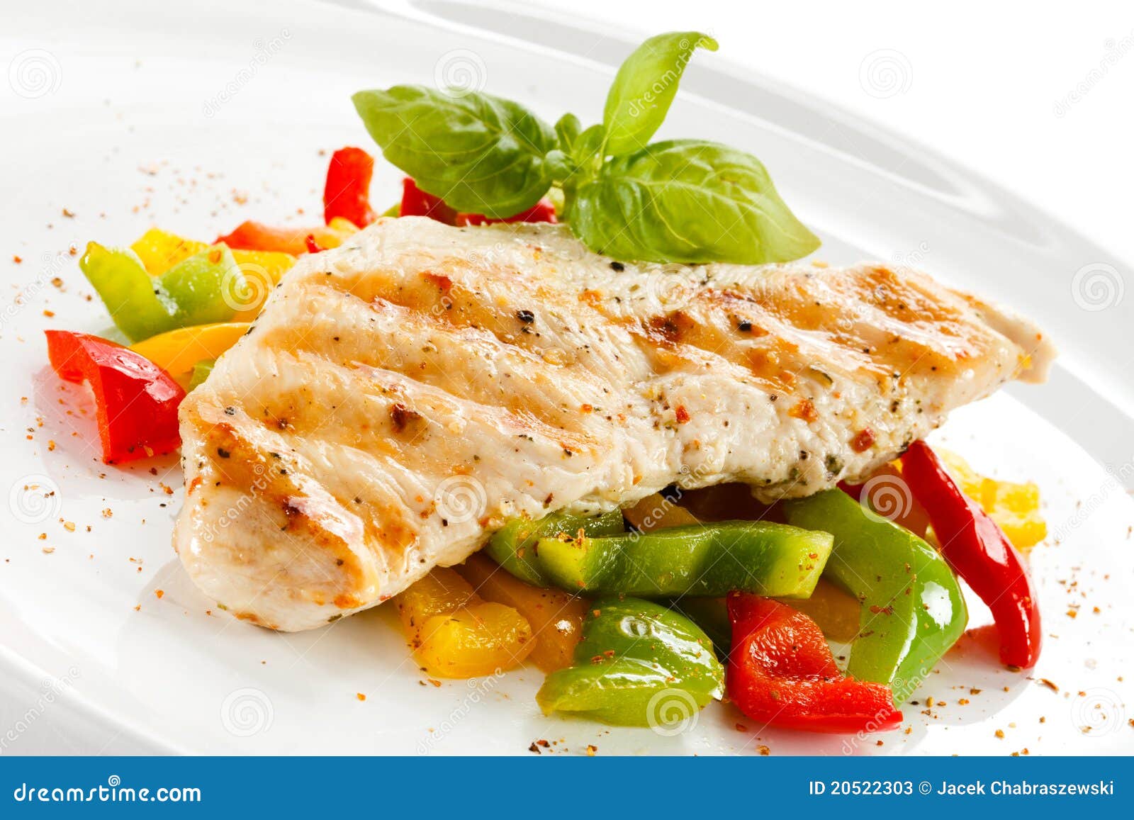 Grilled chicken fillet stock image. Image of chops, fillet - 20522303