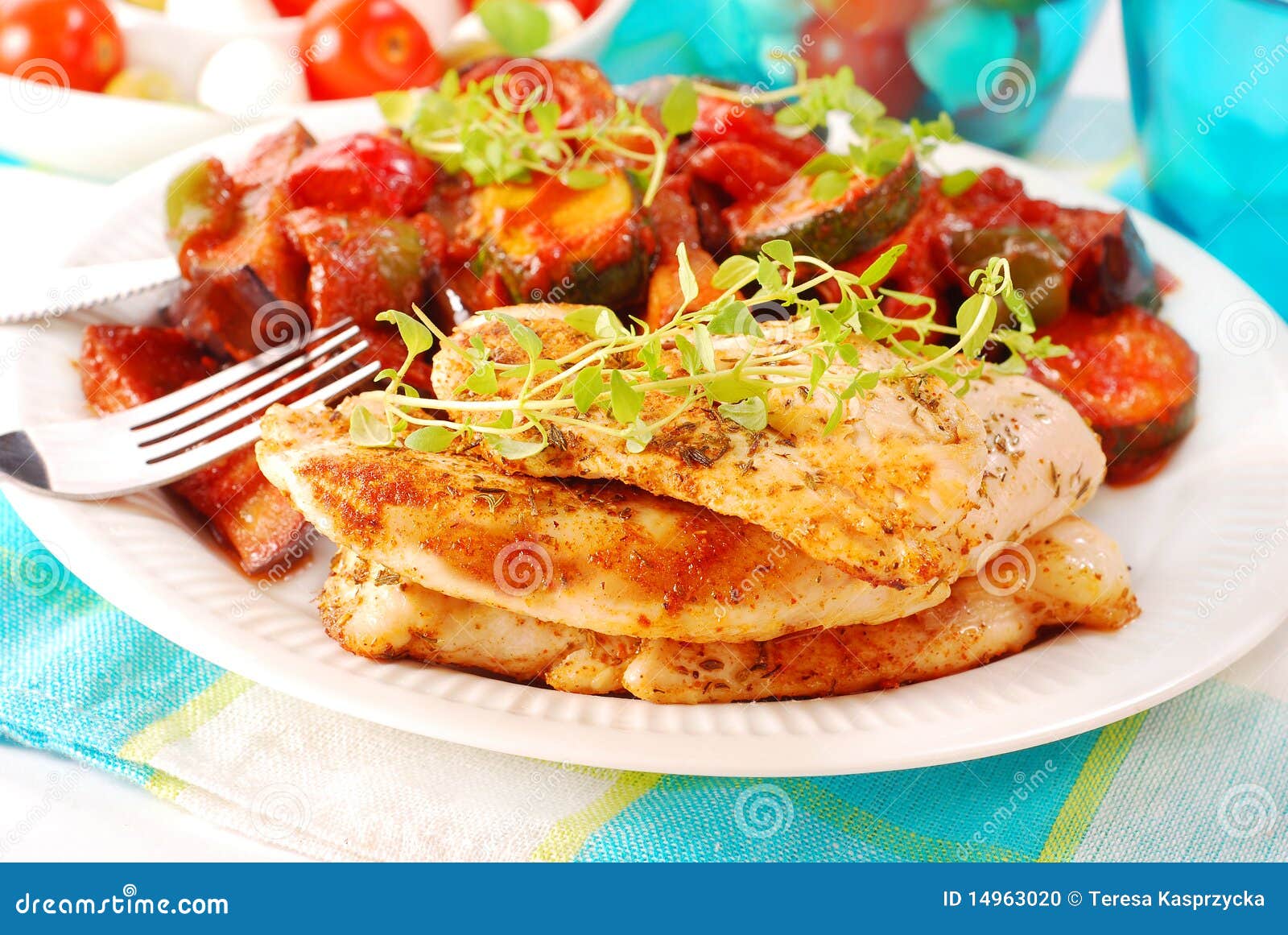 Chicken Fillet, Fried In A Creamy Sauce With Dorblu Cheese, Mustard And ...