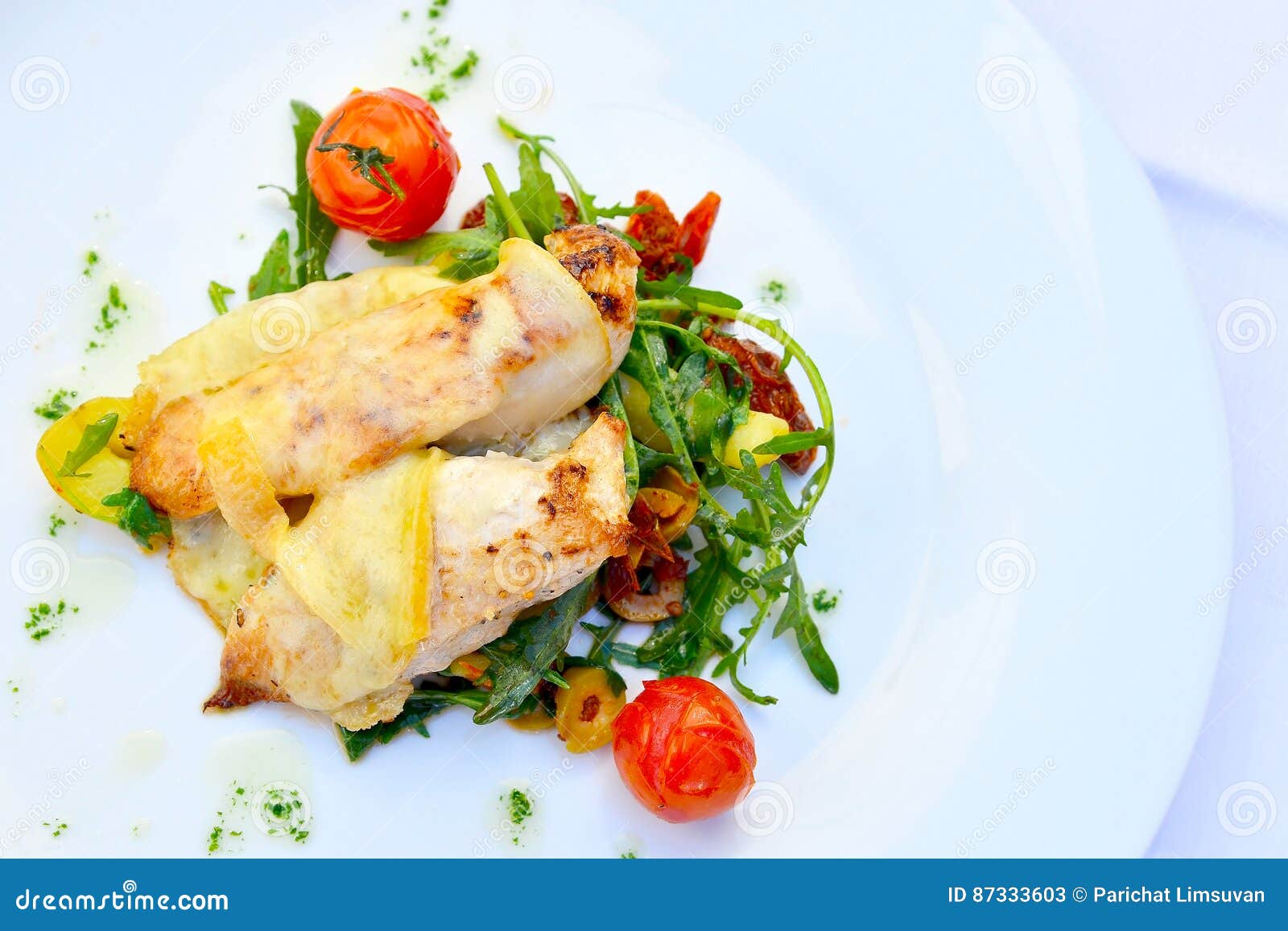 Grilled chicken platter stock image. Image of chicken - 87333603