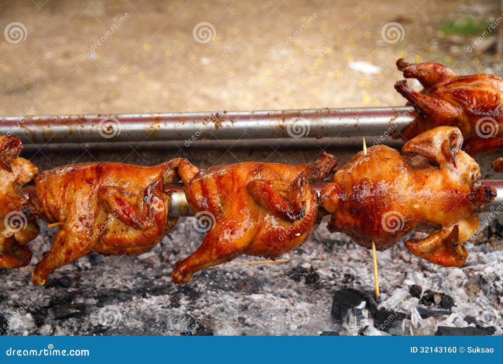 Grilled chicken stock photo. Image of eating, meal, diet - 32143160