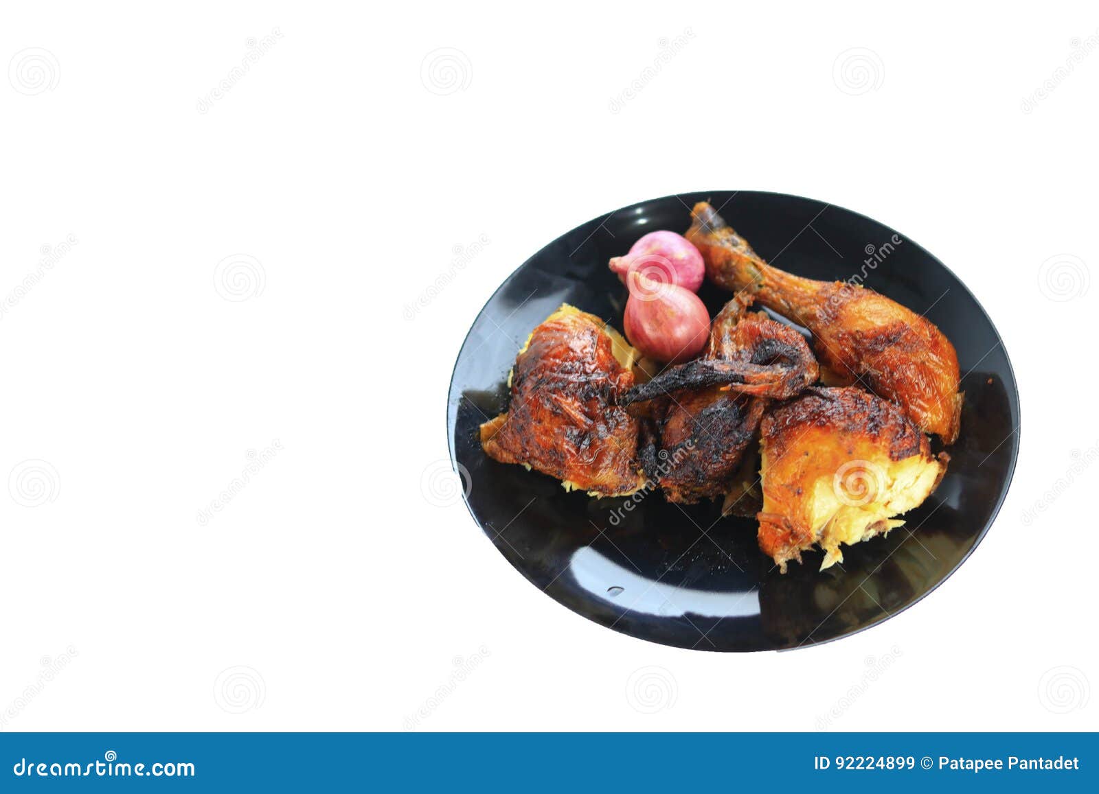 Grilled Chicken with Vegetables on Plate Stock Image - Image of chicken ...