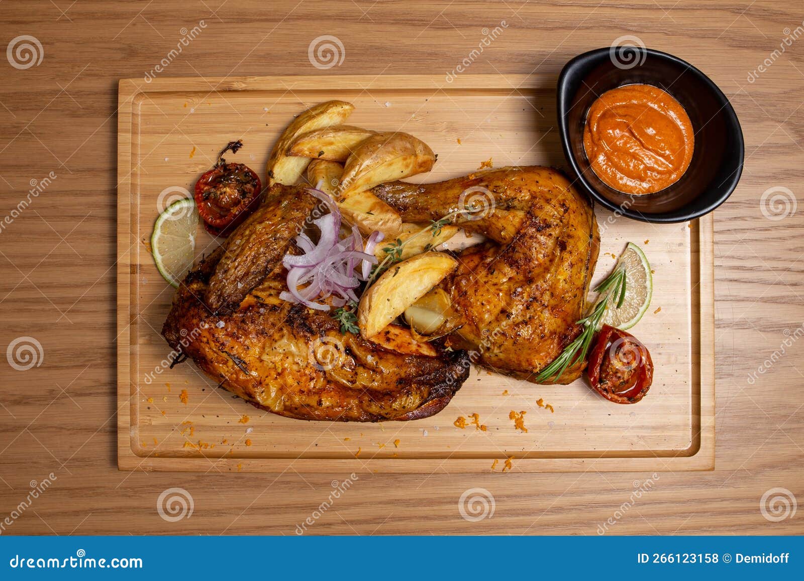 Grilled chicken stock photo. Image of meat, party, grill - 266123158