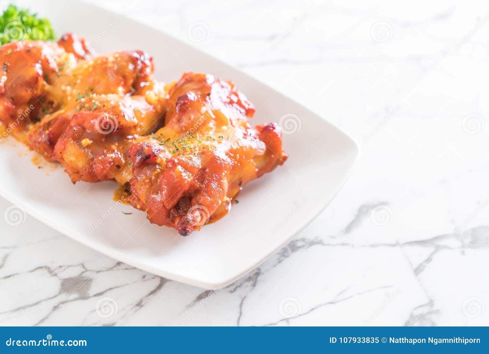 Grilled Chicken Wings with Cheese Stock Image - Image of wings ...
