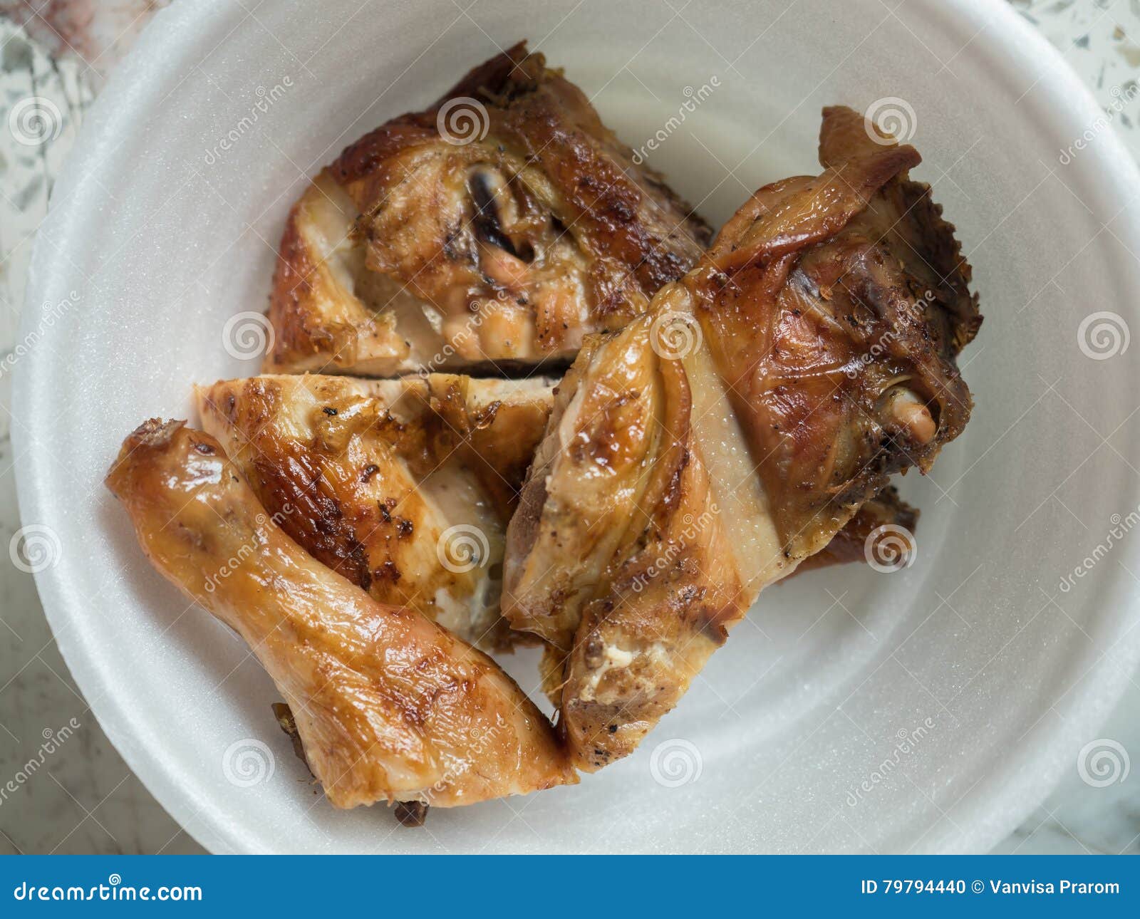 Grilled Chickens Slice in Cup. Stock Photo - Image of chickens, food ...