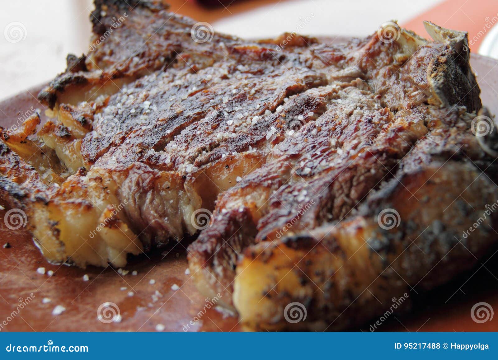 Grilled chuleton stock photo. Image of menu, barbecue - 95217488