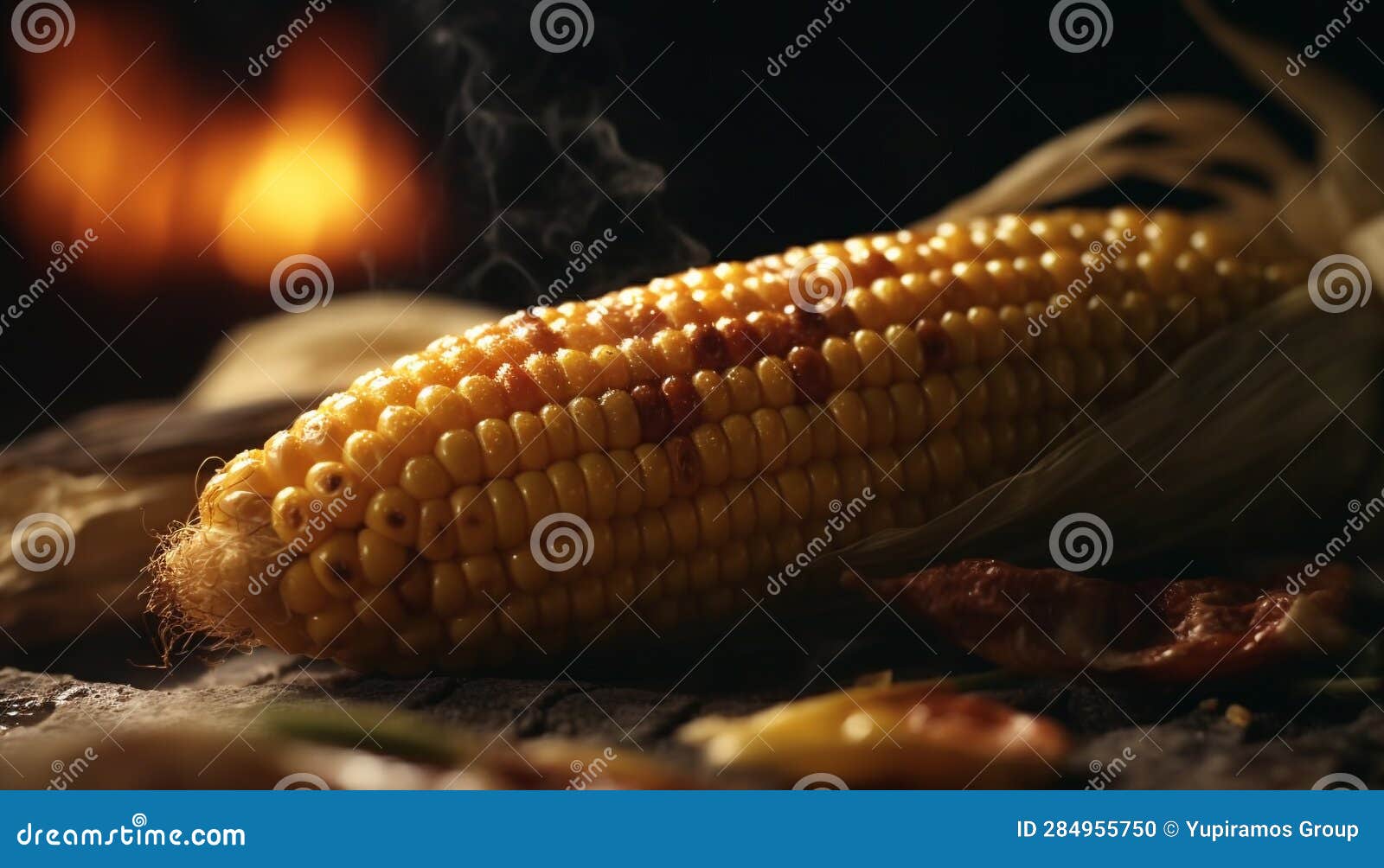 Grilled Corn on the Cob, Flame, Autumn, Freshness, Healthy Eating ...