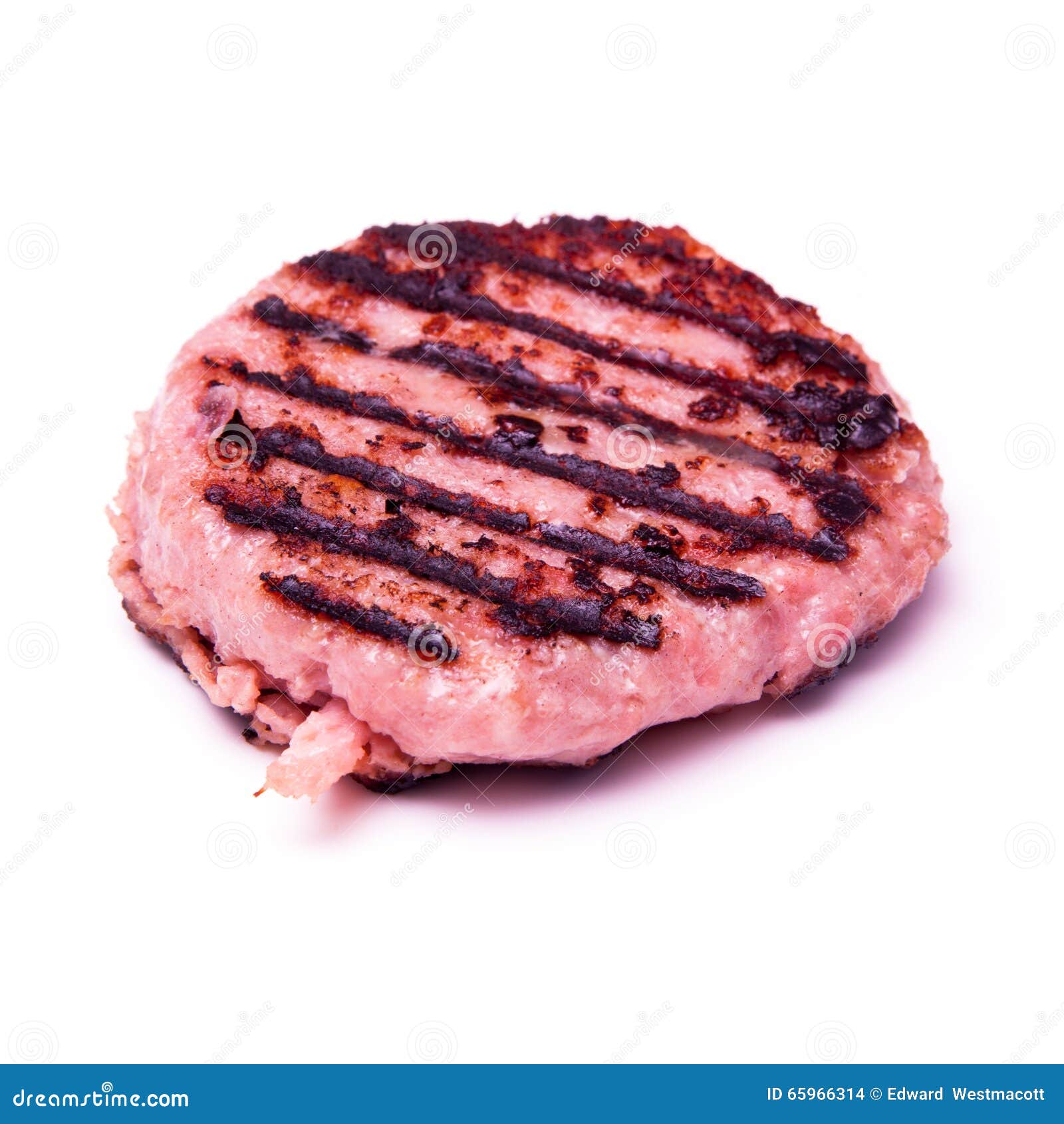 Grilled Crocodile Meat Burger Isolated on a White Studio Backgr Stock ...