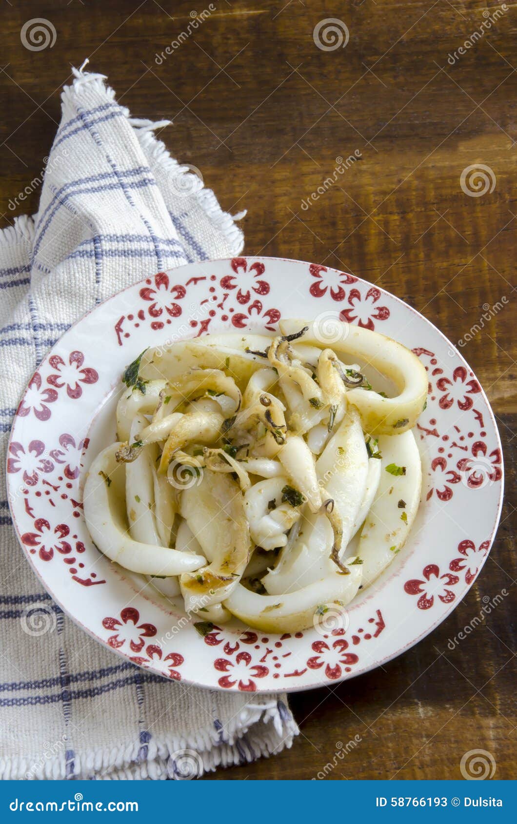 Grilled cuttlefish stock image. Image of kitchen, treat - 58766193