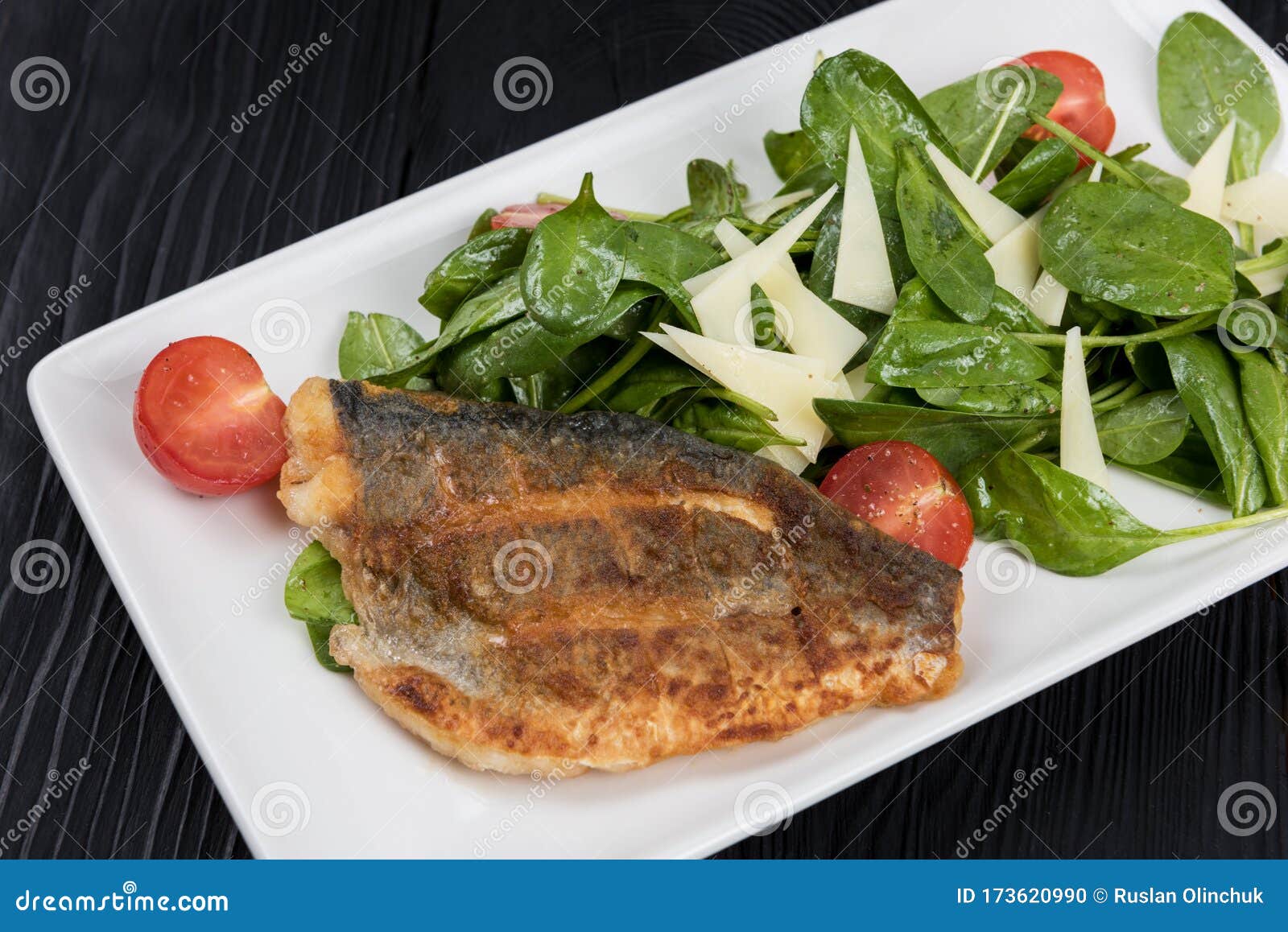 Grilled Dorado fish fillet stock photo. Image of ingredient - 173620990