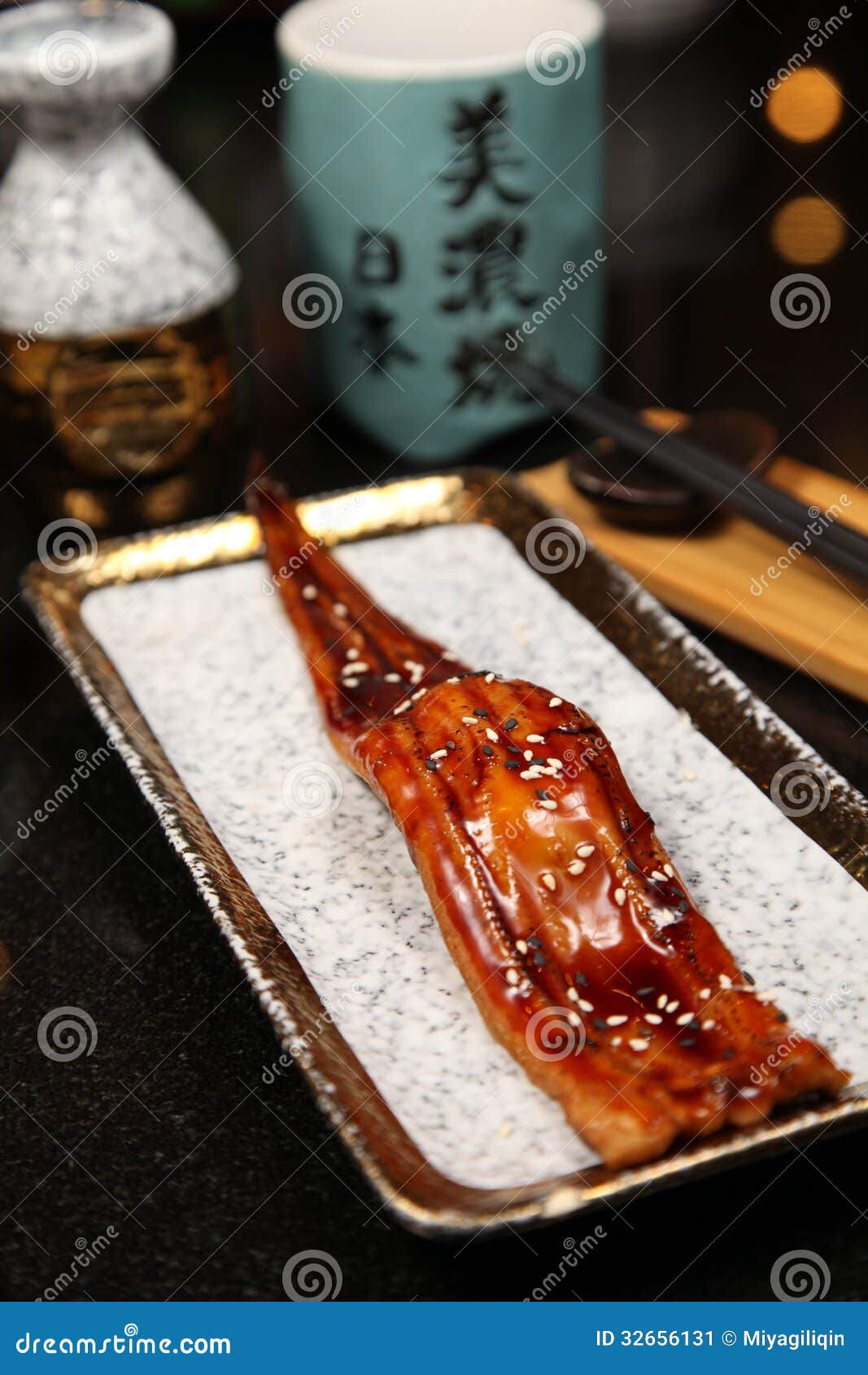 Grilled eel stock image. Image of asin, dinner, specialty - 32656131