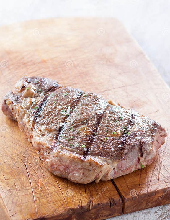 Grilled entrecote stock image. Image of fillet, cuisine - 27029683