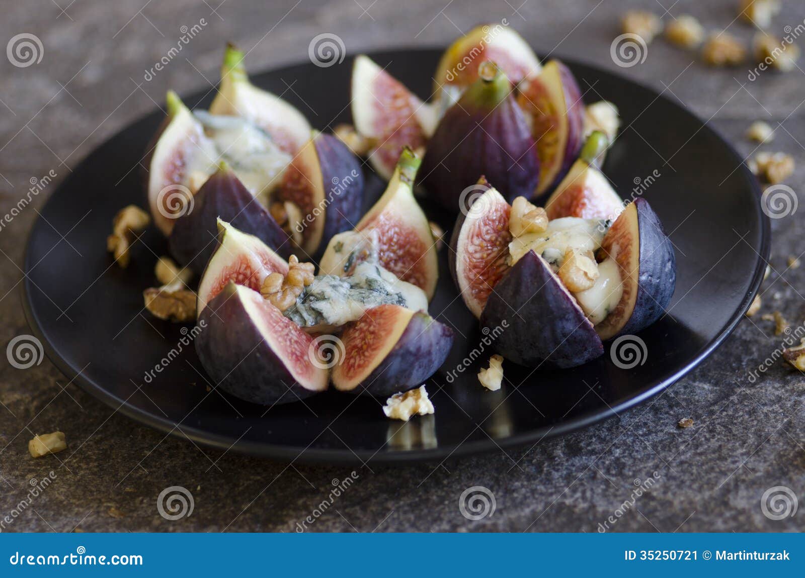 Grilled figs stock image. Image of fruit, nuts, studio - 35250721