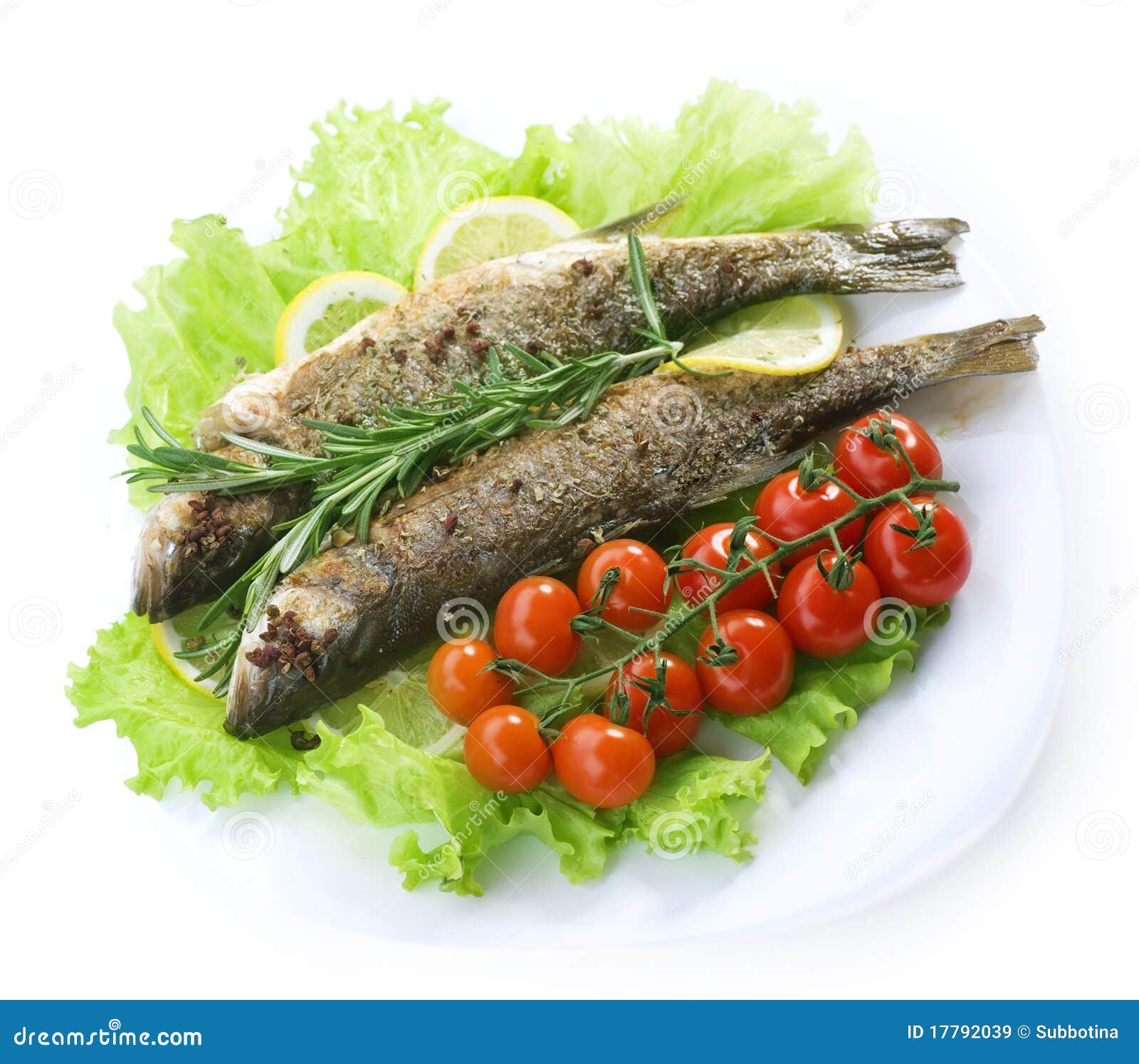 Grilled Fish stock image. Image of food, lunch, delicious - 17792039