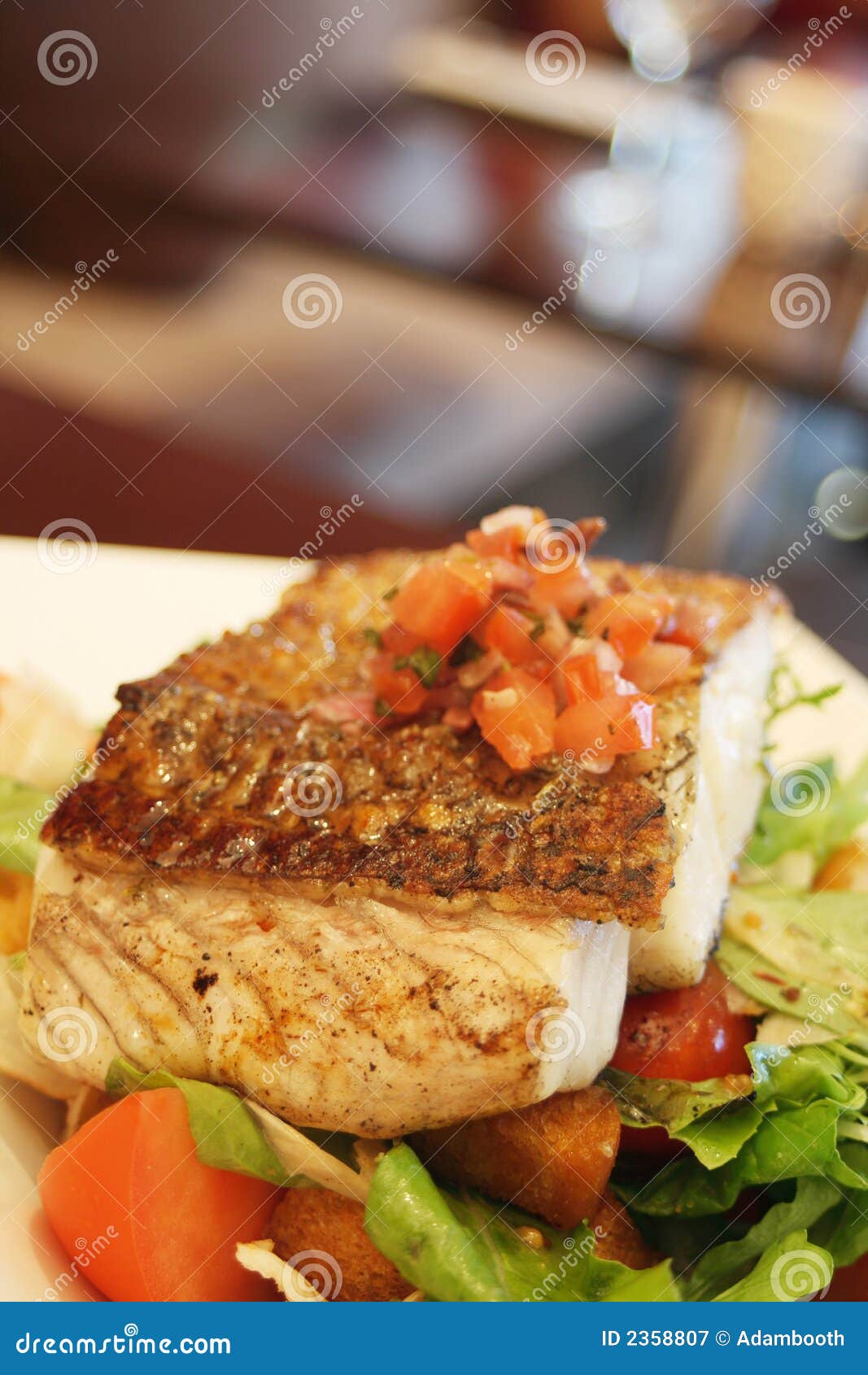 Grilled Fish stock image. Image of grilled, restaurant - 2358807