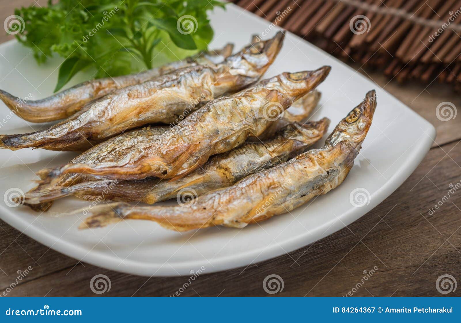 Grilled Fish Capelin or Shishamo on Plate Stock Image - Image of vegetable, capelin: 84264367