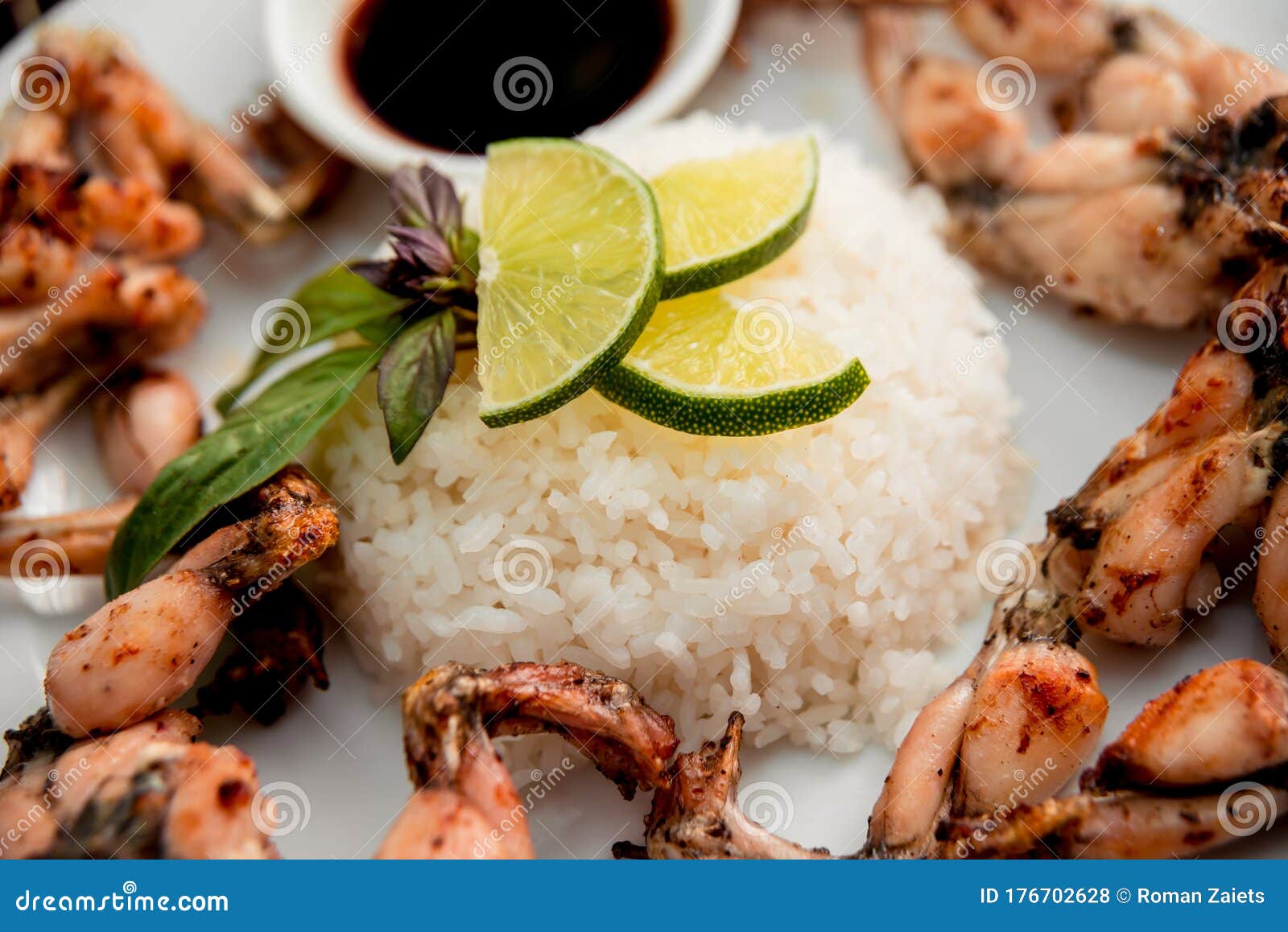 Grilled Frog Legs on the White Plate Stock Photo - Image of refreshment ...
