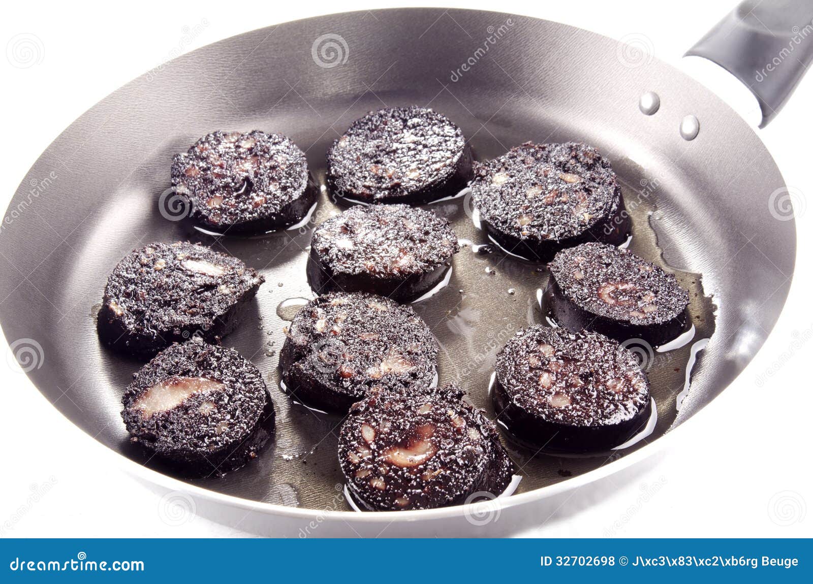 Grilled Irish Black Pudding Stock Photo - Image of sausage, food: 32702698
