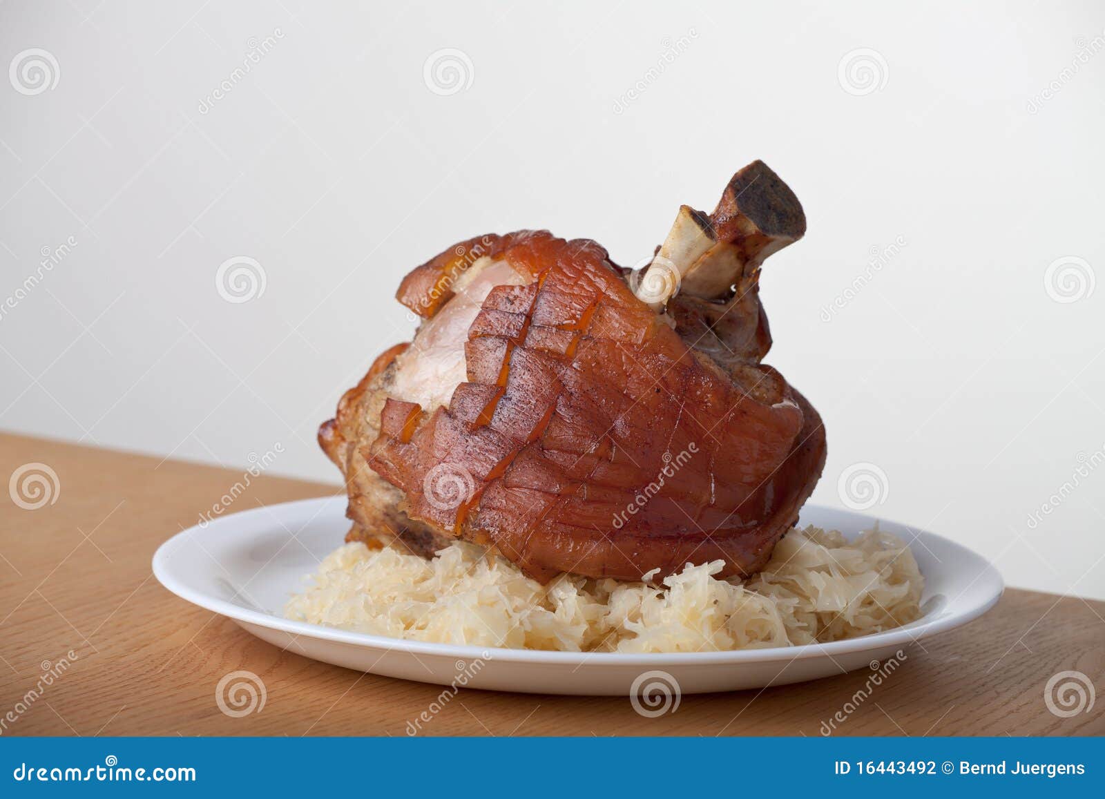 Grilled knuckle of pork stock photo. Image of crunchy - 16443492