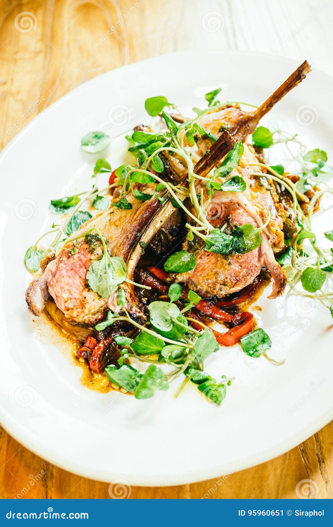 Grilled Lamb Chop Meat Steak Stock Image - Image of delicious, chops ...