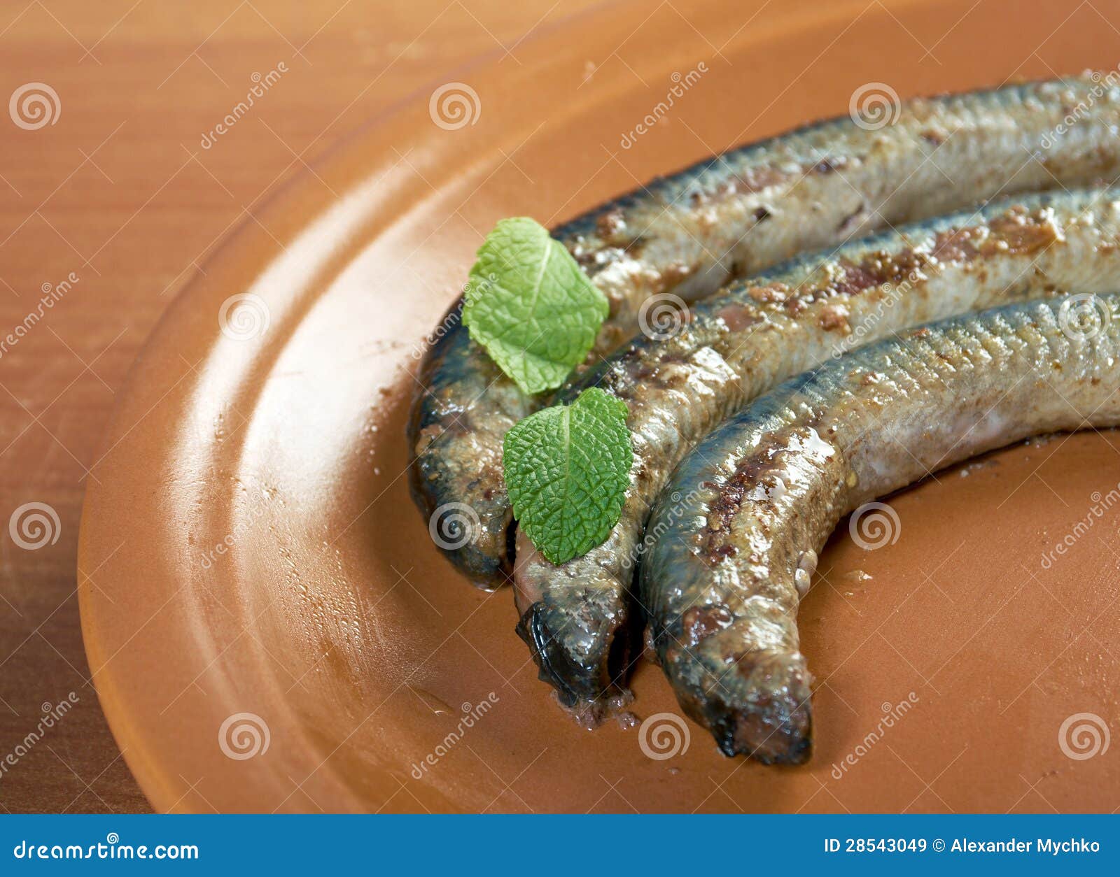 Grilled lamprey stock image. Image of grill, cooking - 28543049