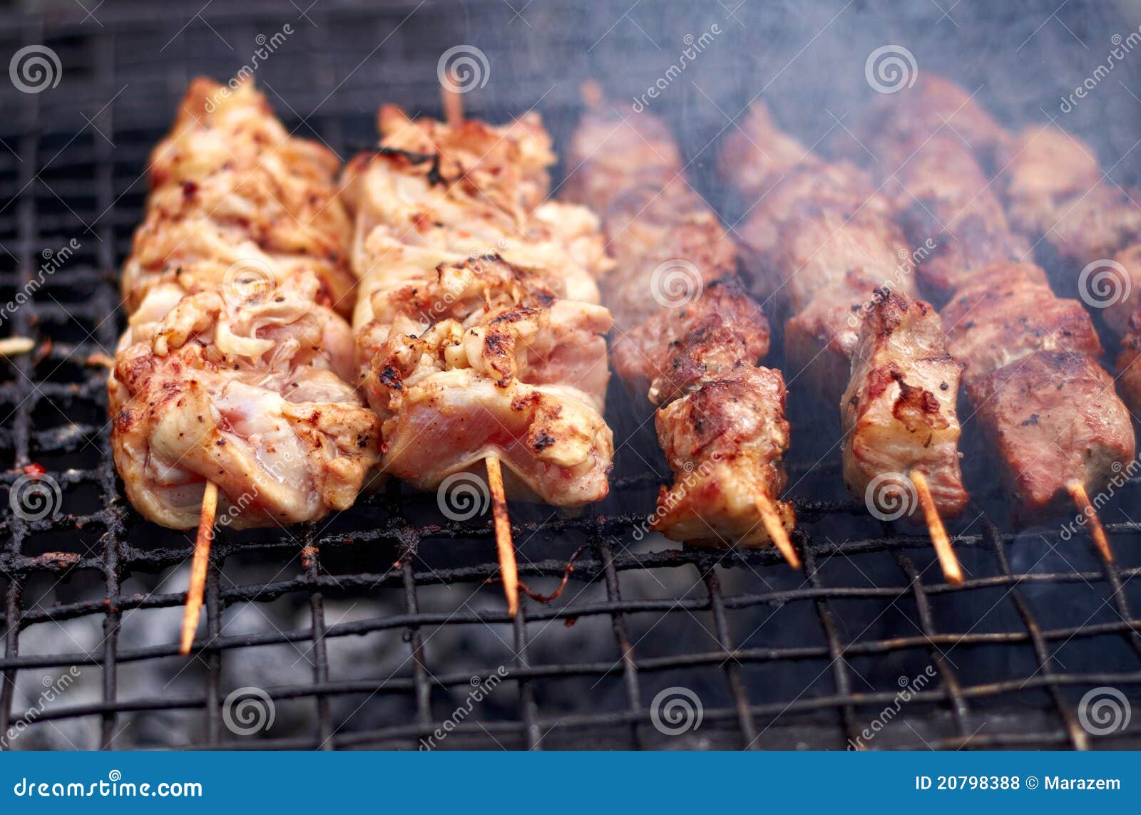 Grilled meat stock photo. Image of chicken, burning, marinated - 20798388
