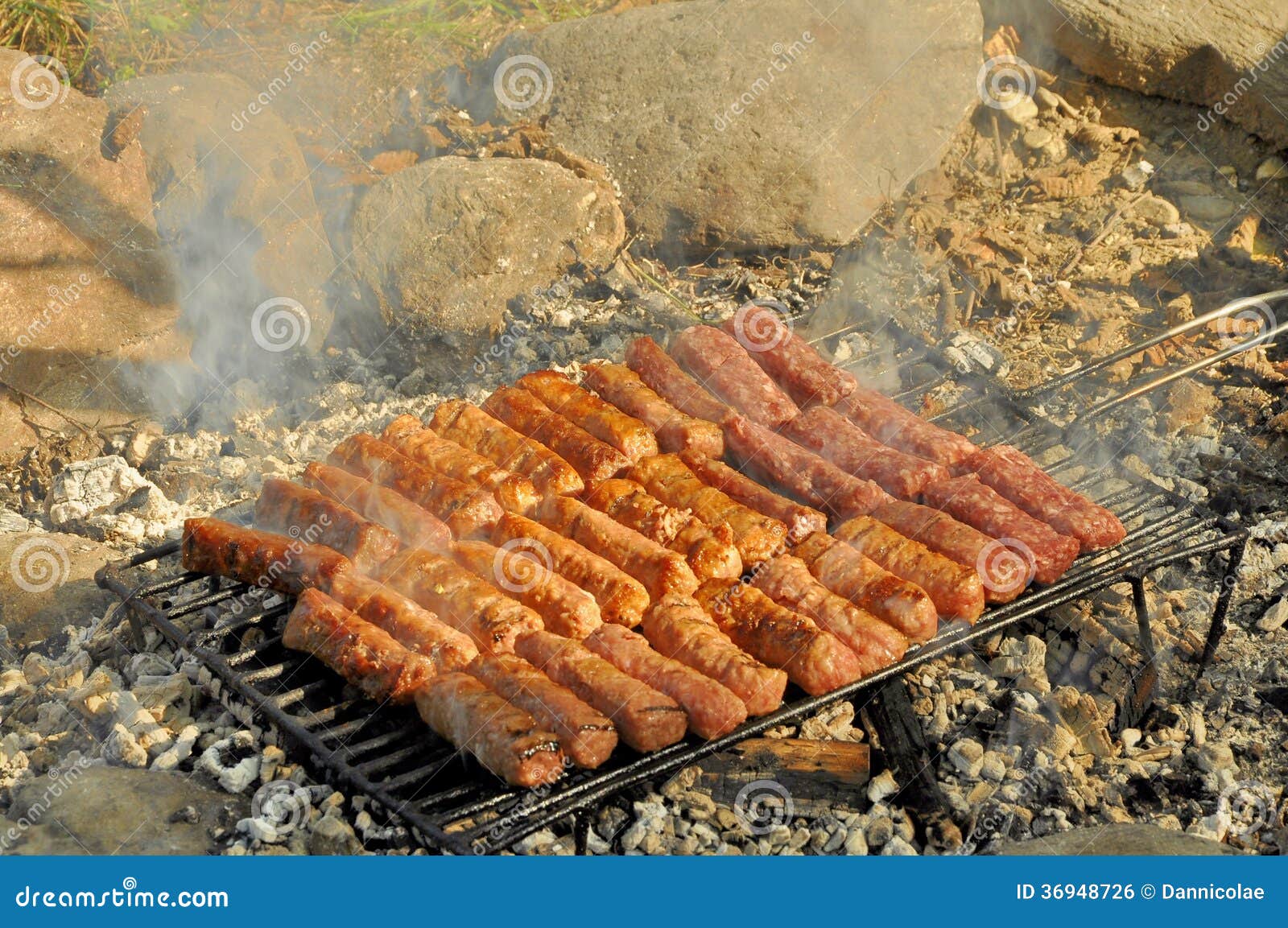 Traditional Grilled Meat Rolls Stock Photo - Image of cooked, cook ...