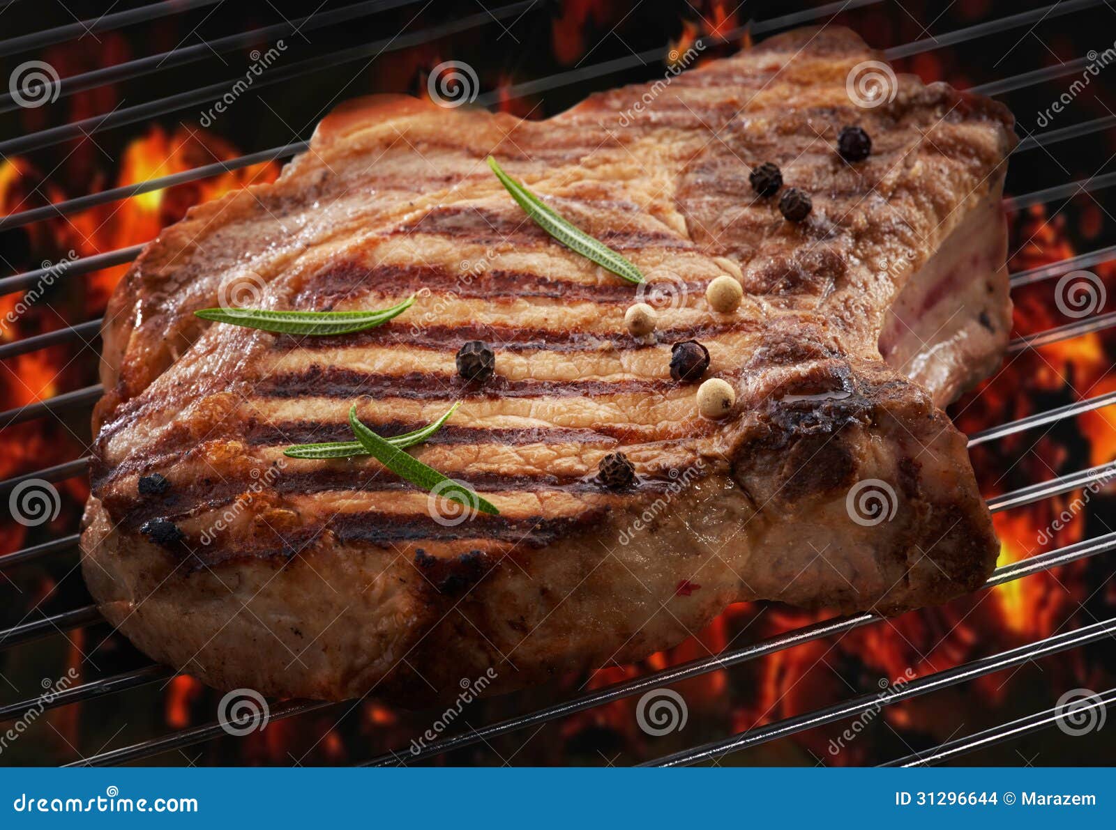 Grilled meat steak stock photo. Image of cutting, grilled - 31296644