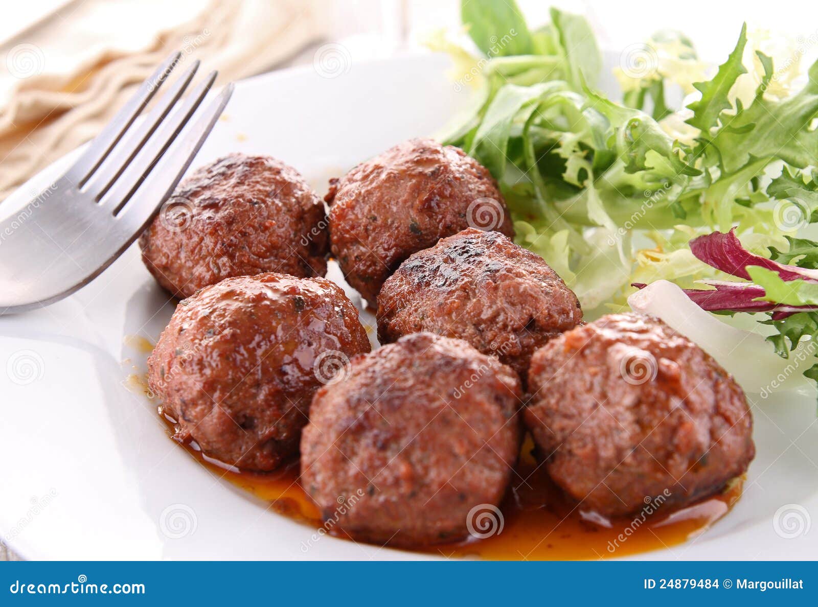 Grilled meatballs stock photo. Image of fried, meatball - 24879484