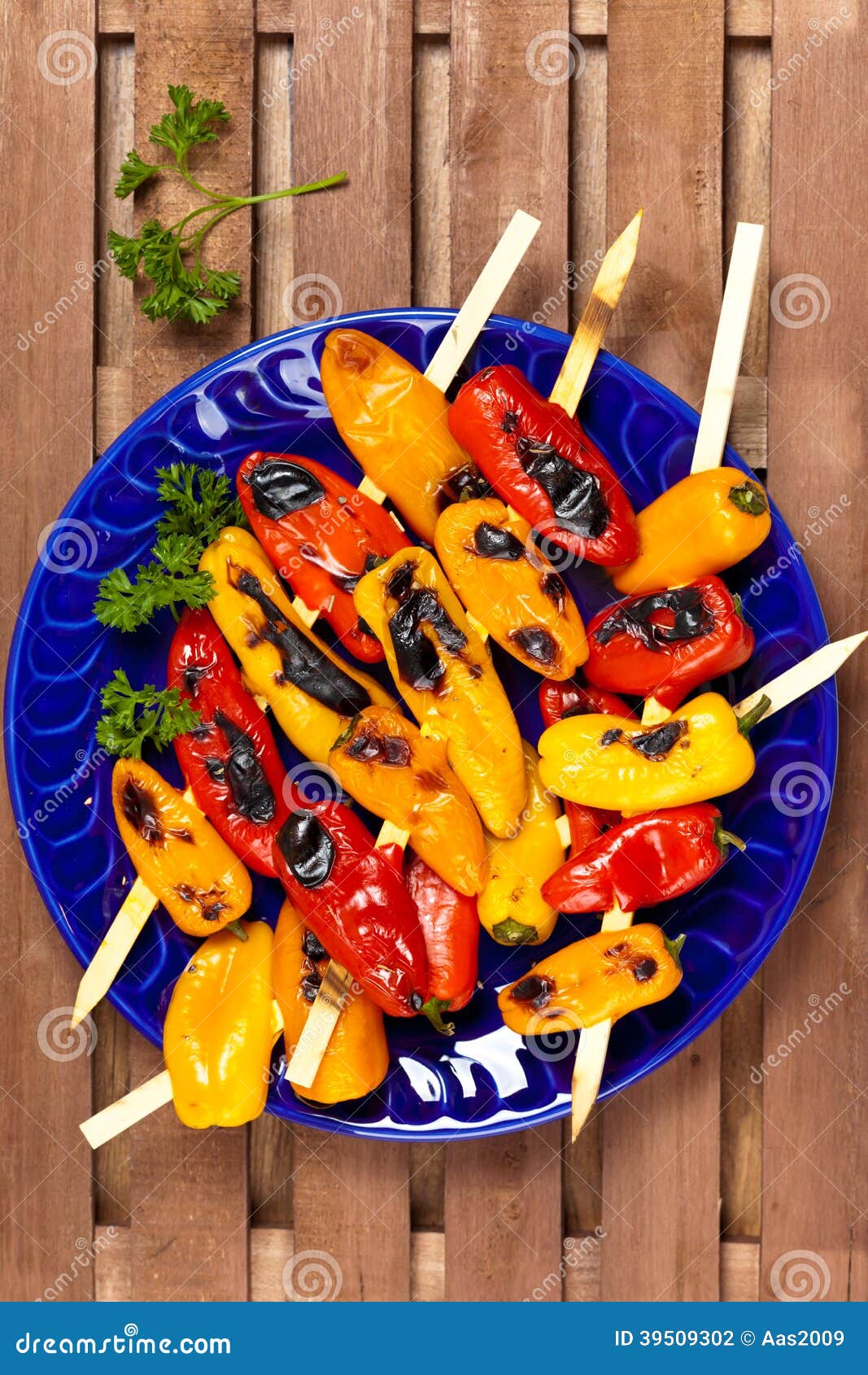 Grilled Mini Sweet Peppers stock photo. Image of grill - 39509302