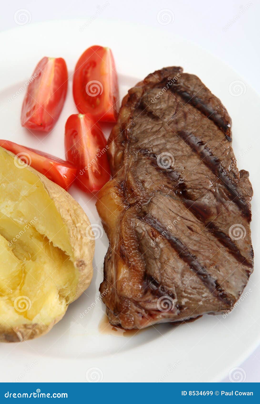Grilled New York Steak Vertical Stock Image - Image of buttered ...