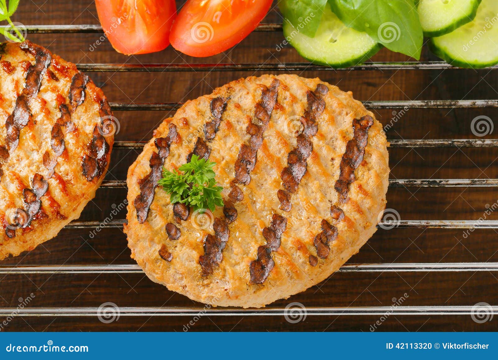 Grilled patties stock photo. Image of texturized, appetizer - 42113320