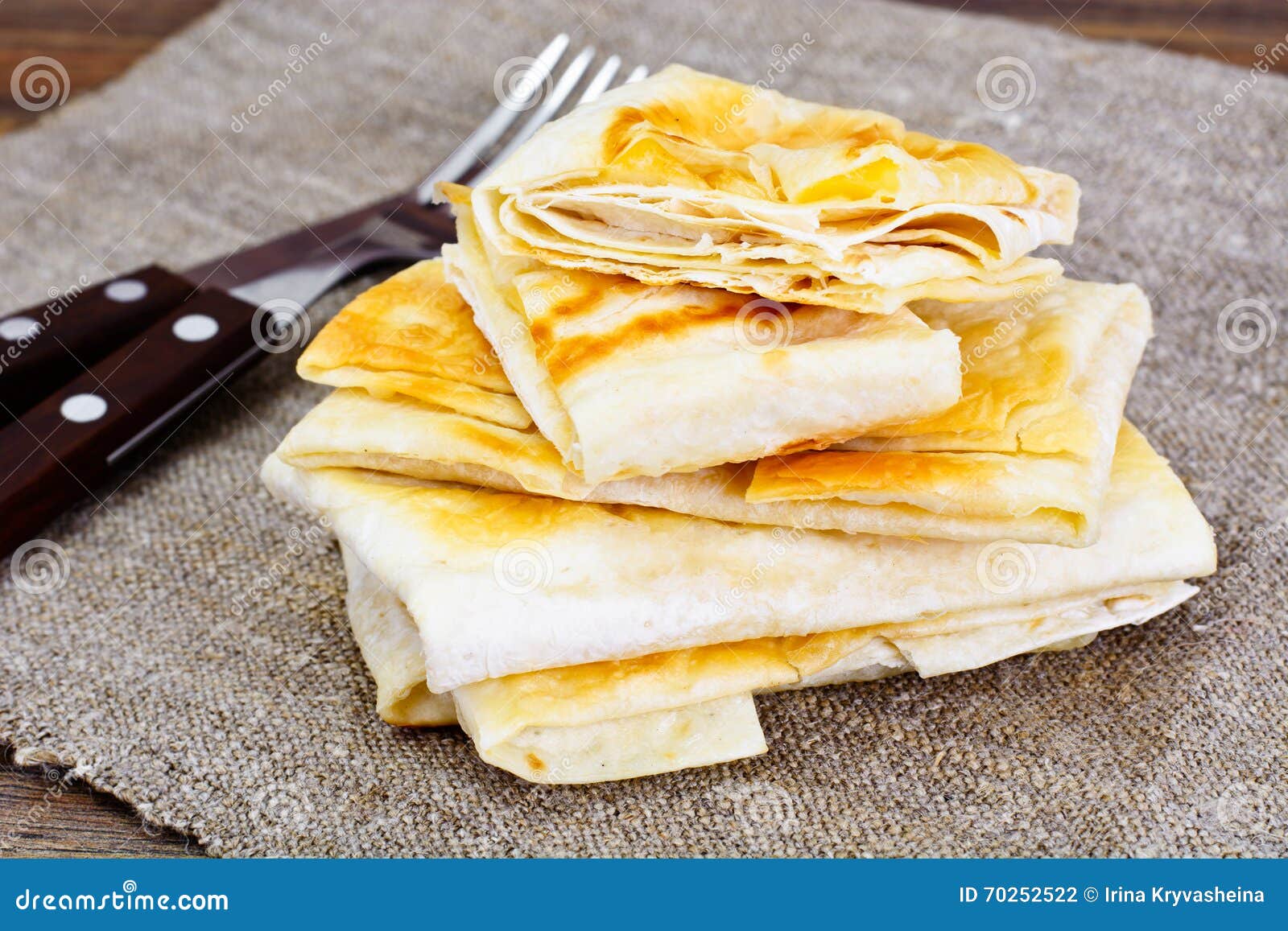 Grilled Pita Bread with Cheese Stock Photo - Image of fajita, crockery ...
