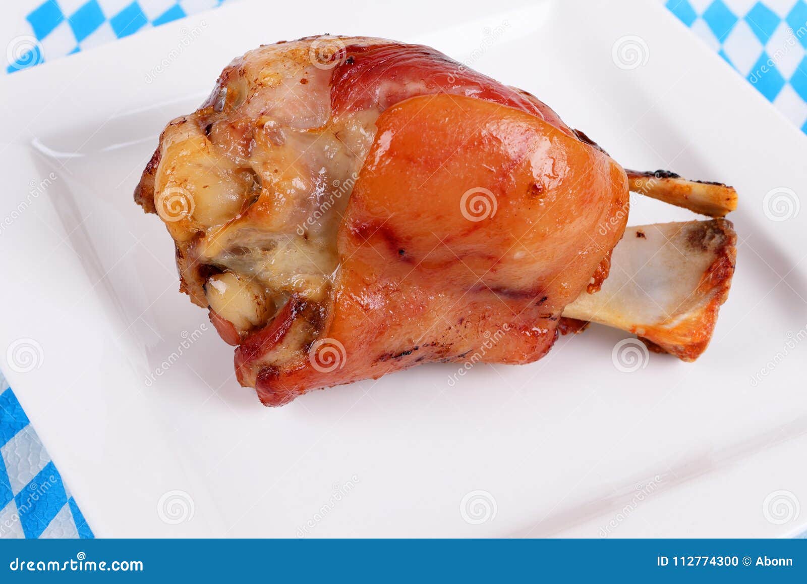 A grilled pork knuckle stock photo. Image of pork, meat - 112774300