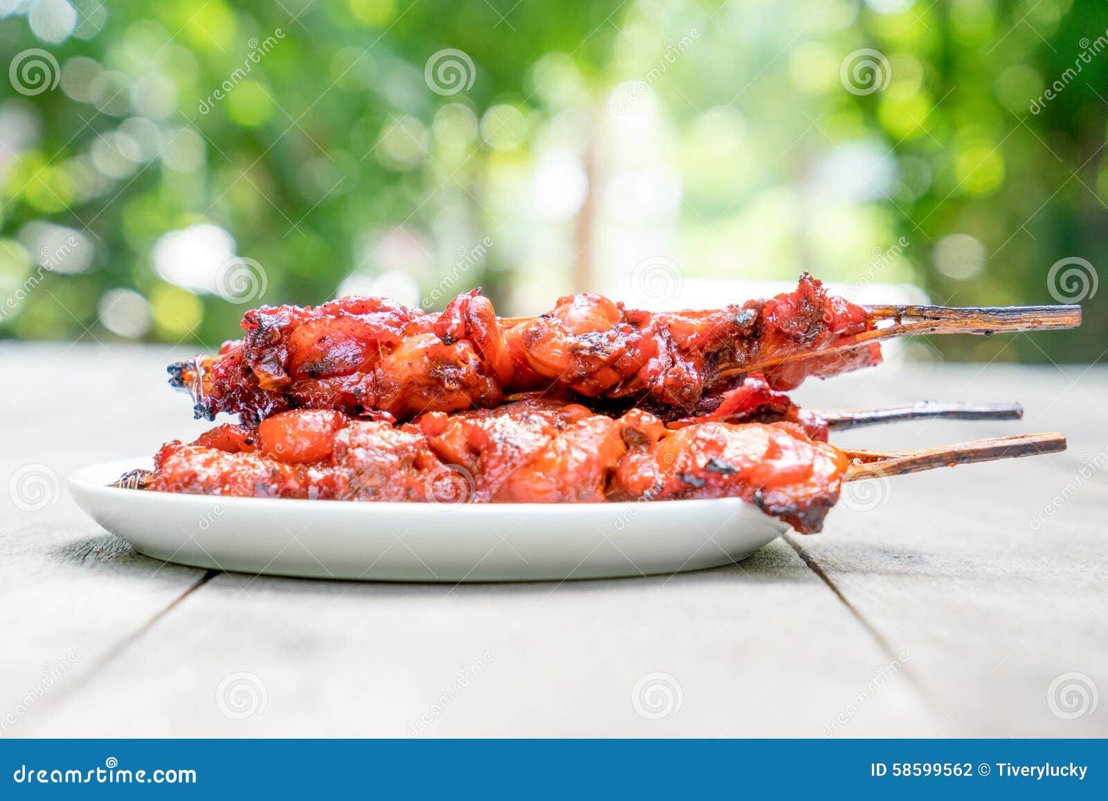 Grilled red chicken stock photo. Image of delicious, chicken - 58599562