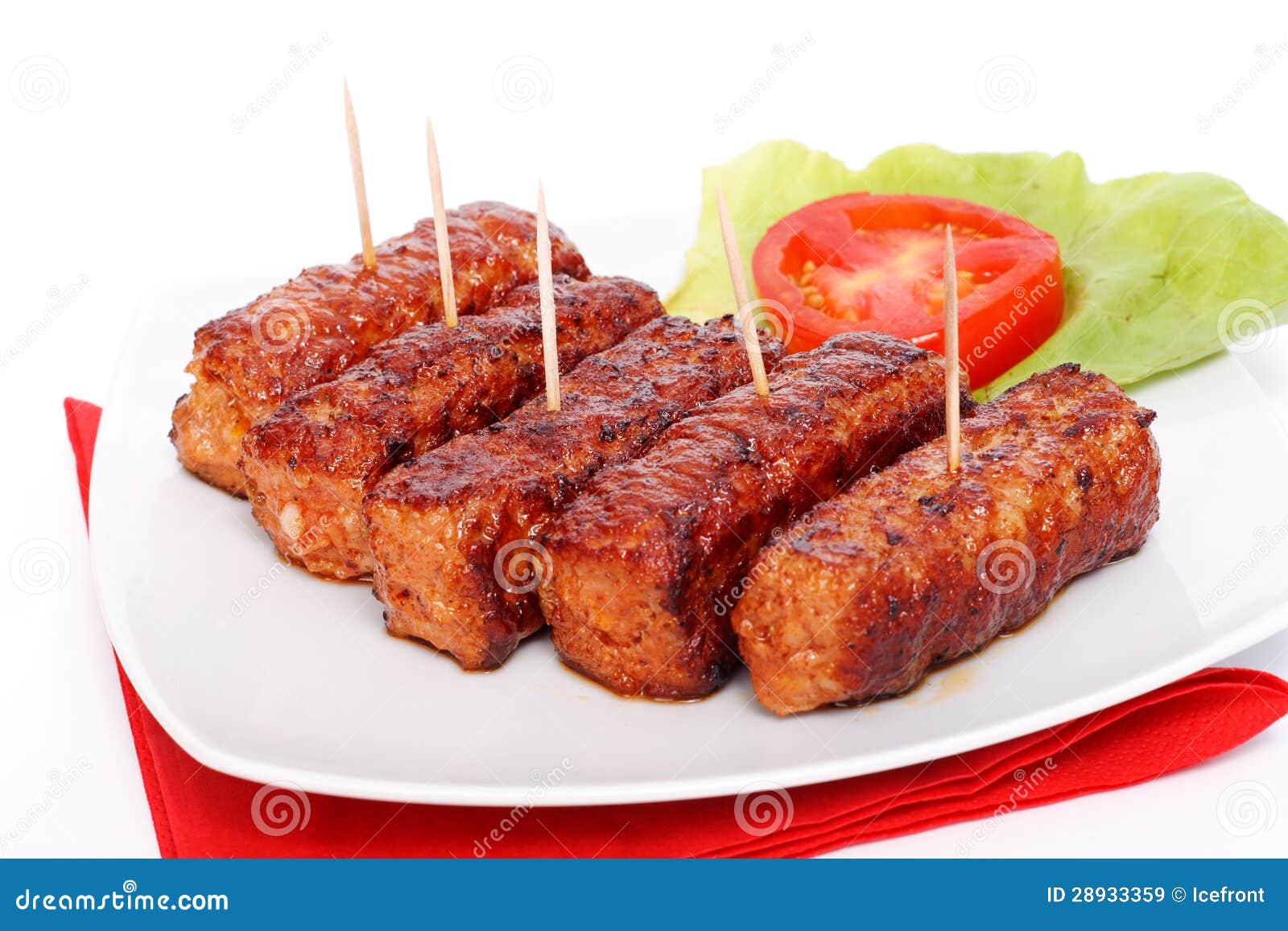Grilled Romanian Meat Rolls - Mititei, Mici Stock Image - Image of meat ...