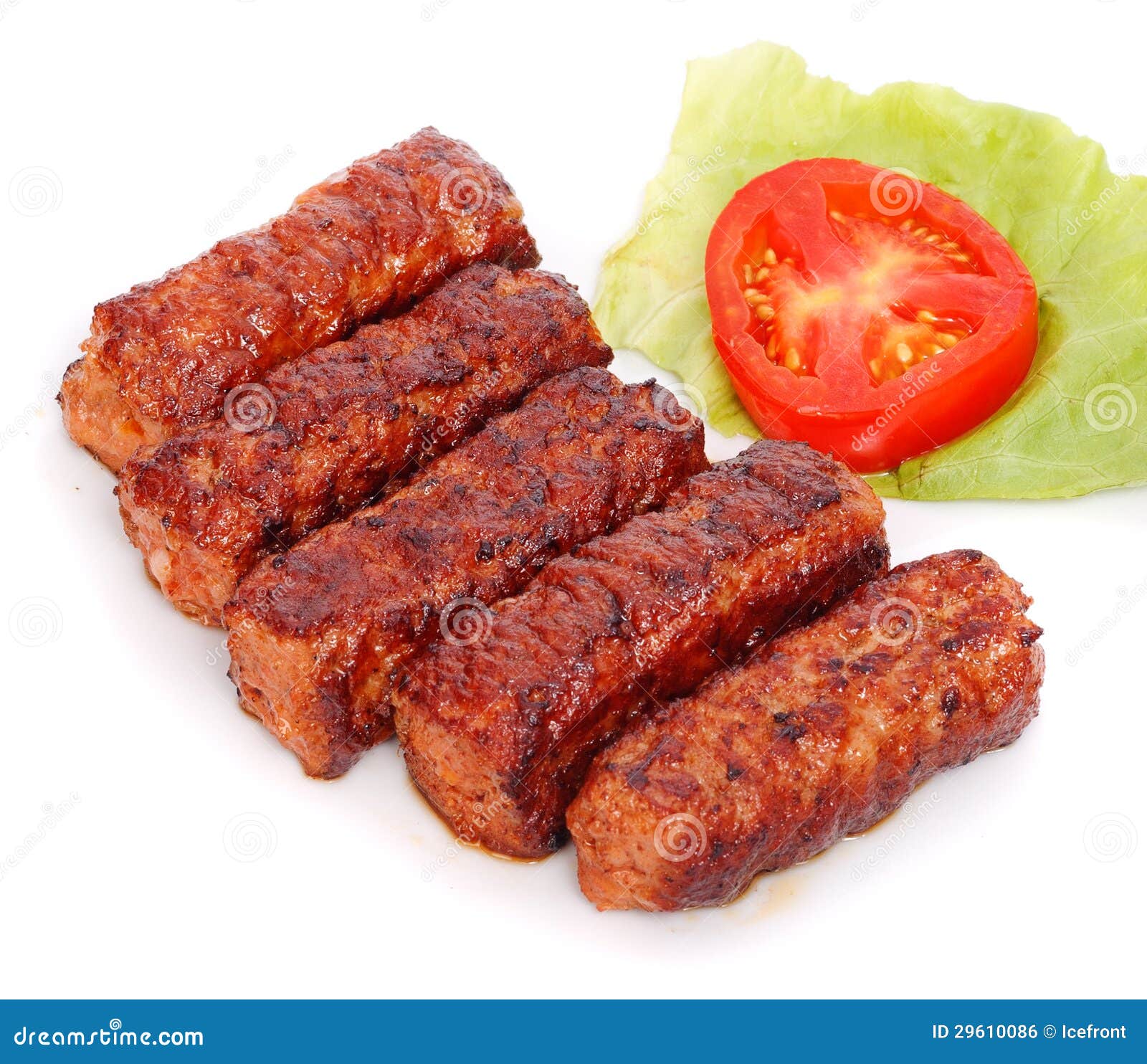 Grilled Romanian Meat Rolls - Mititei, Mici Stock Photo - Image of ...