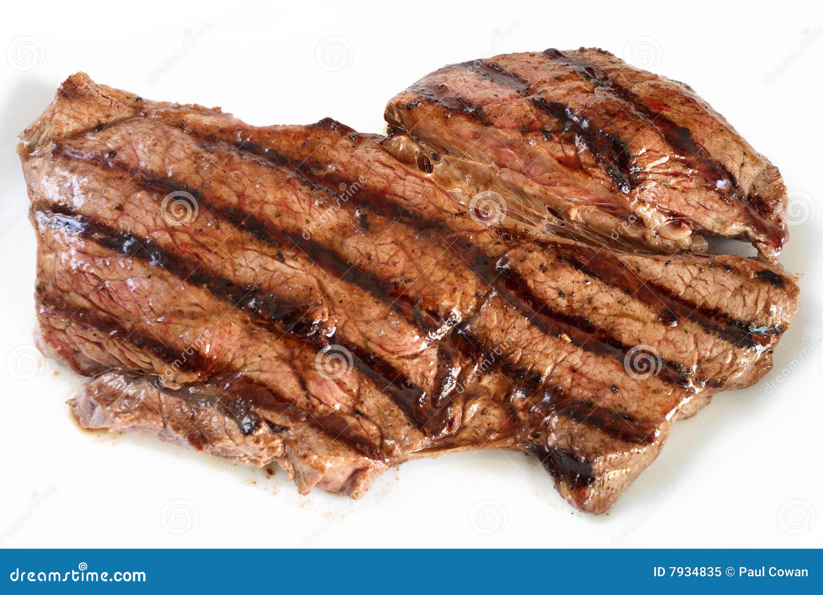 Grilled rump steak stock image. Image of food, protein - 7934835