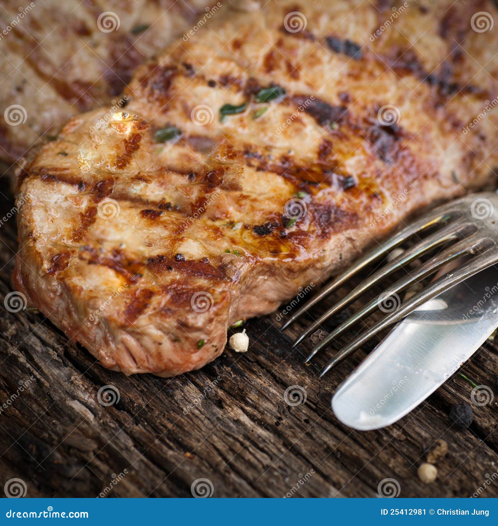 Grilled rumpsteak stock image. Image of roast, beef, rump - 25412981