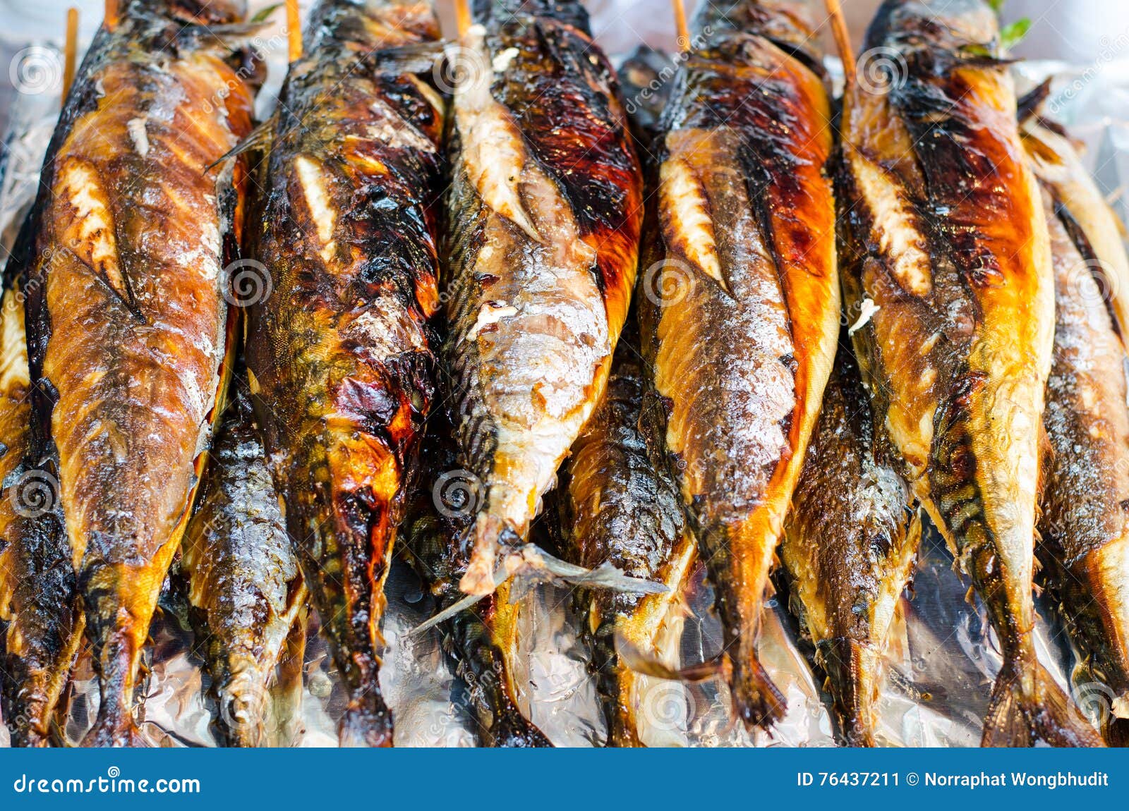 Grilled Saba Fish stock image. Image of meat, roasted - 76437211