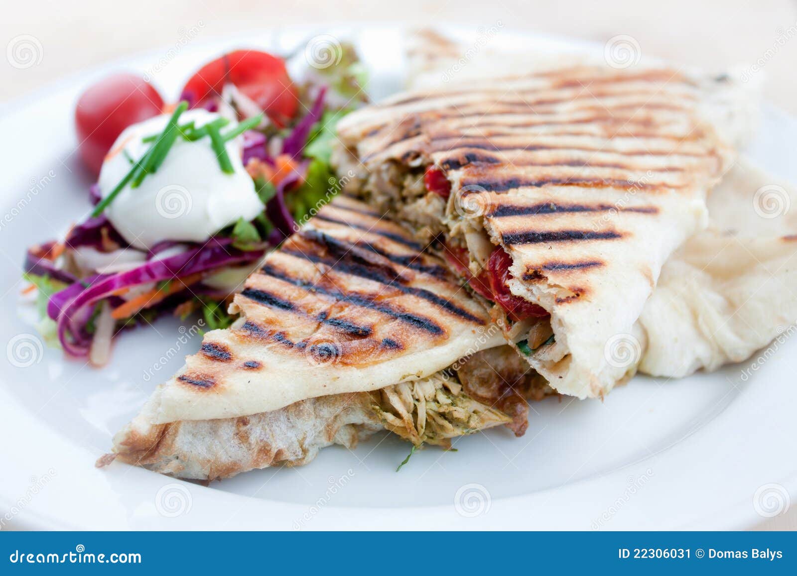 Grilled sandwich or panini stock image. Image of horizontal - 22306031
