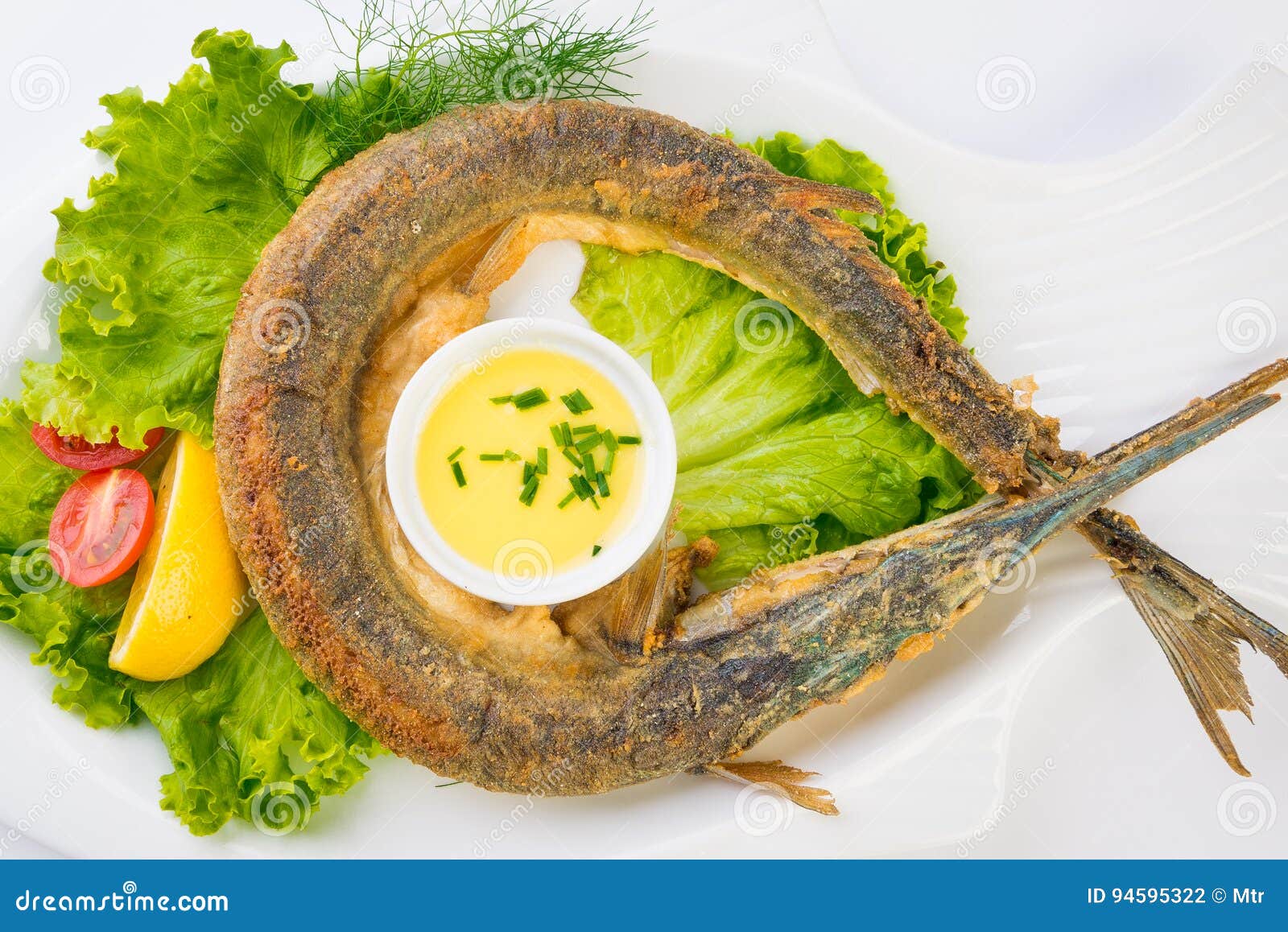 Grilled sargan from above. stock photo. Image of delicious - 94595322