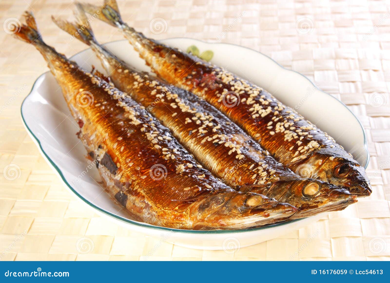 Grilled saury stock image. Image of healthy, saury, roasted - 16176059