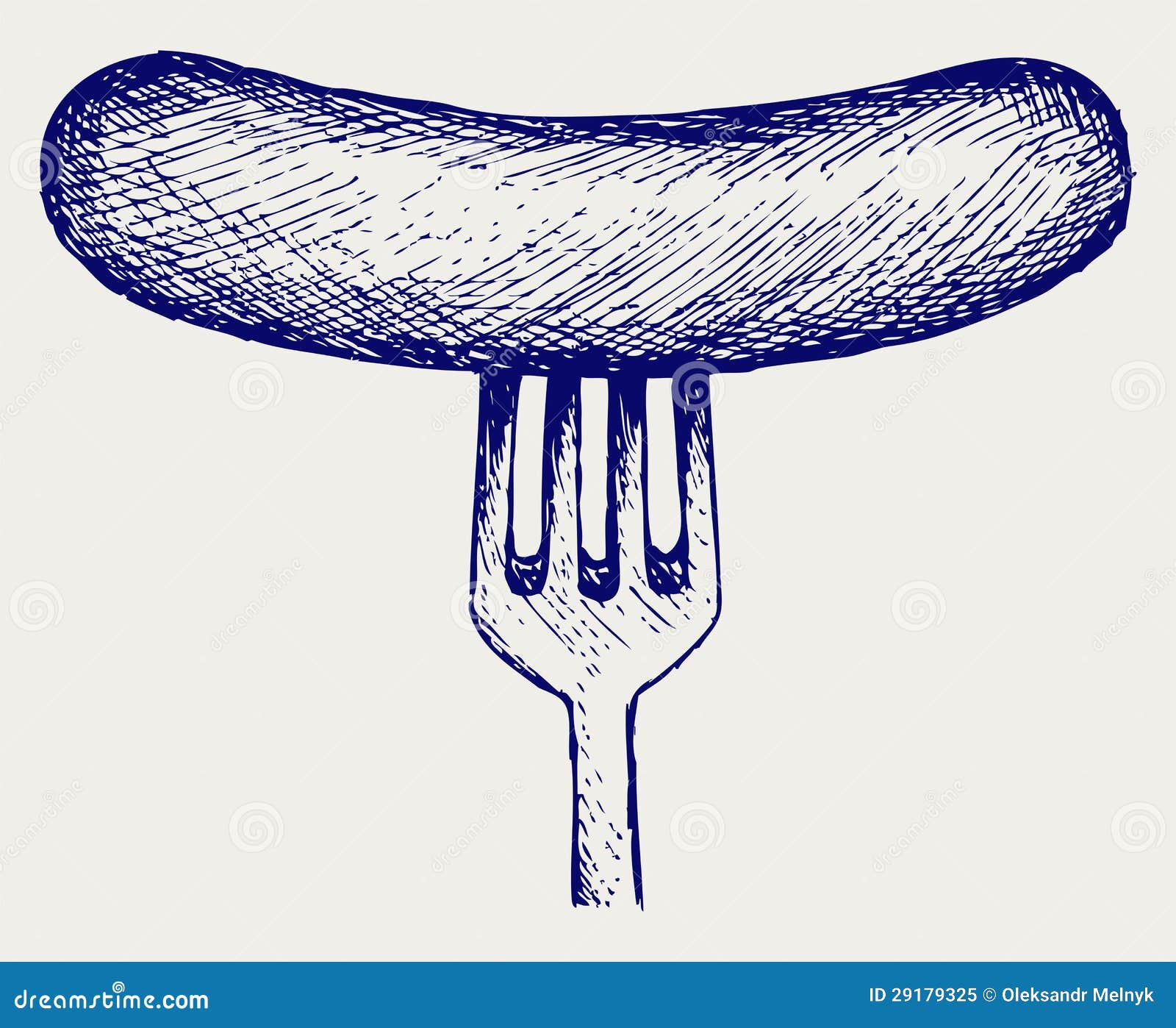 Grilled Sausage Vintage Drawing. German Food Sketch. Oktoberfest Menu ...