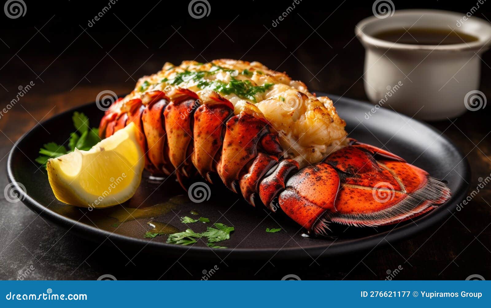 Grilled Seafood Plate with Fresh Prawn Claw Generated by AI Stock Image ...