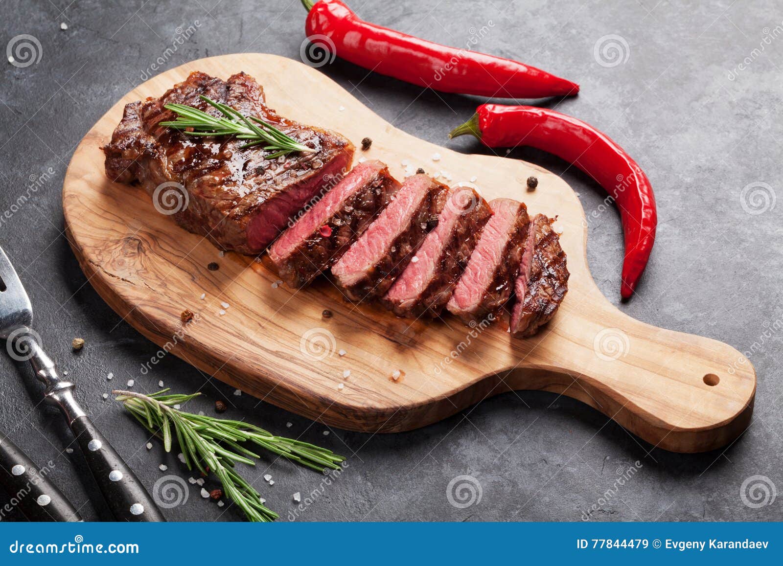 Grilled sliced beef steak stock image. Image of background - 77844479