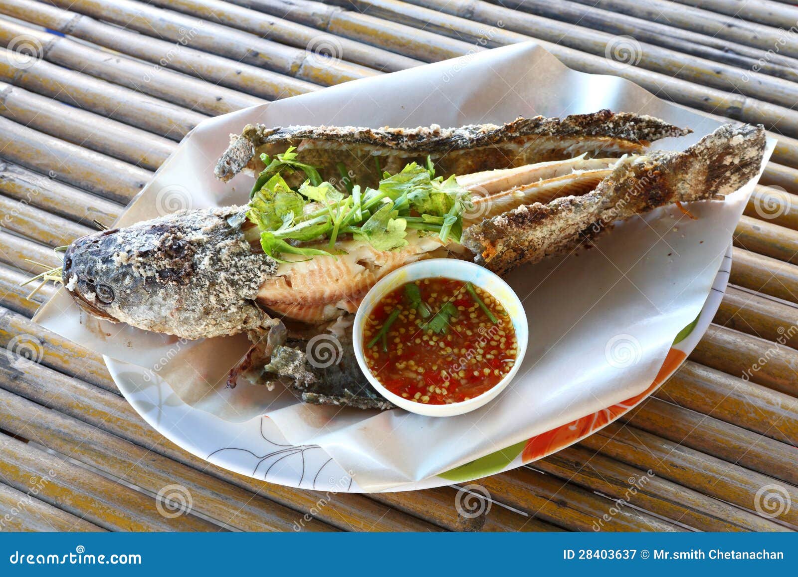Grilled snake head fish stock image. Image of head, fish - 28403637