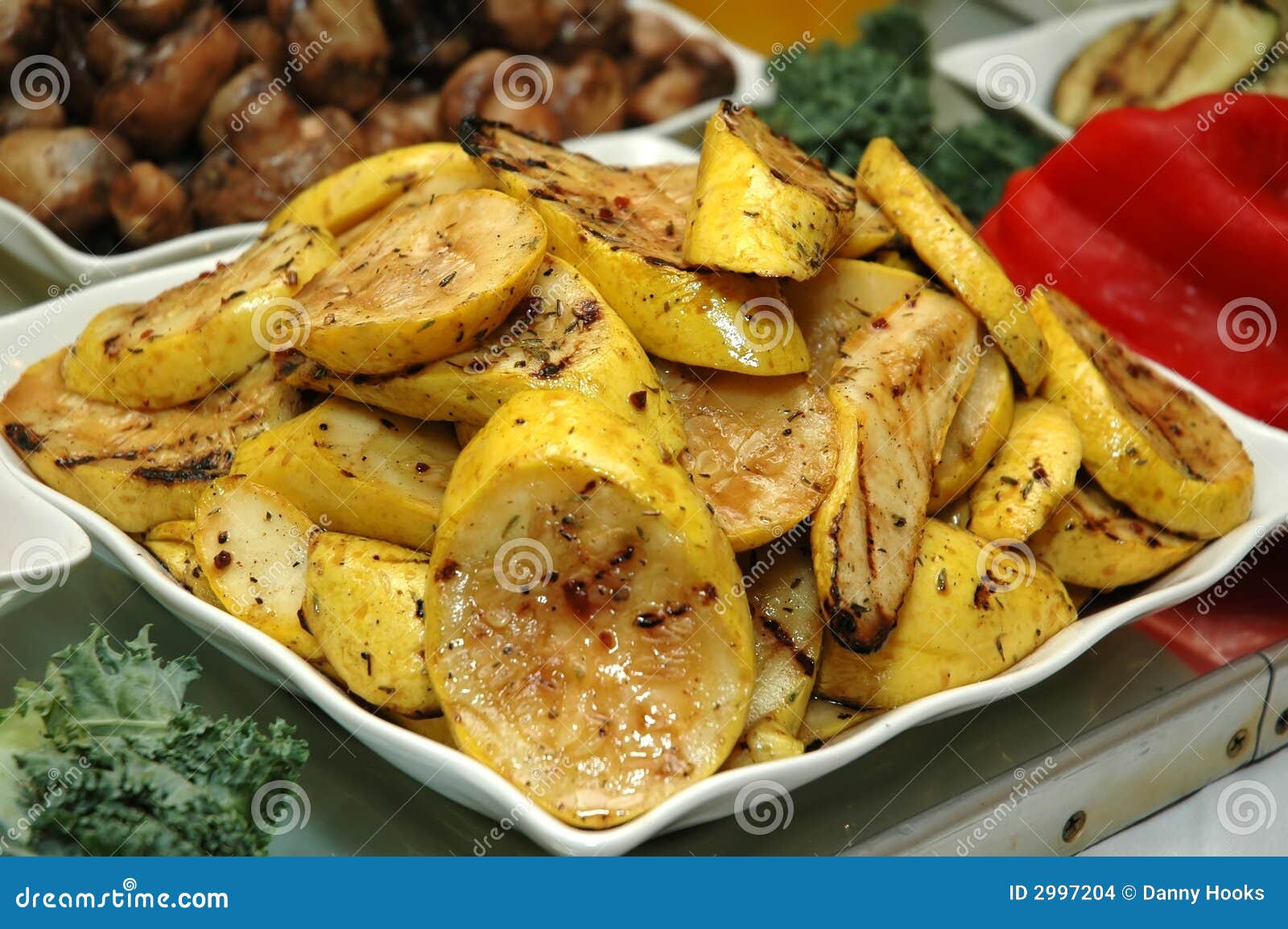 Grilled Squash stock photo. Image of slice, produce, yellow - 2997204