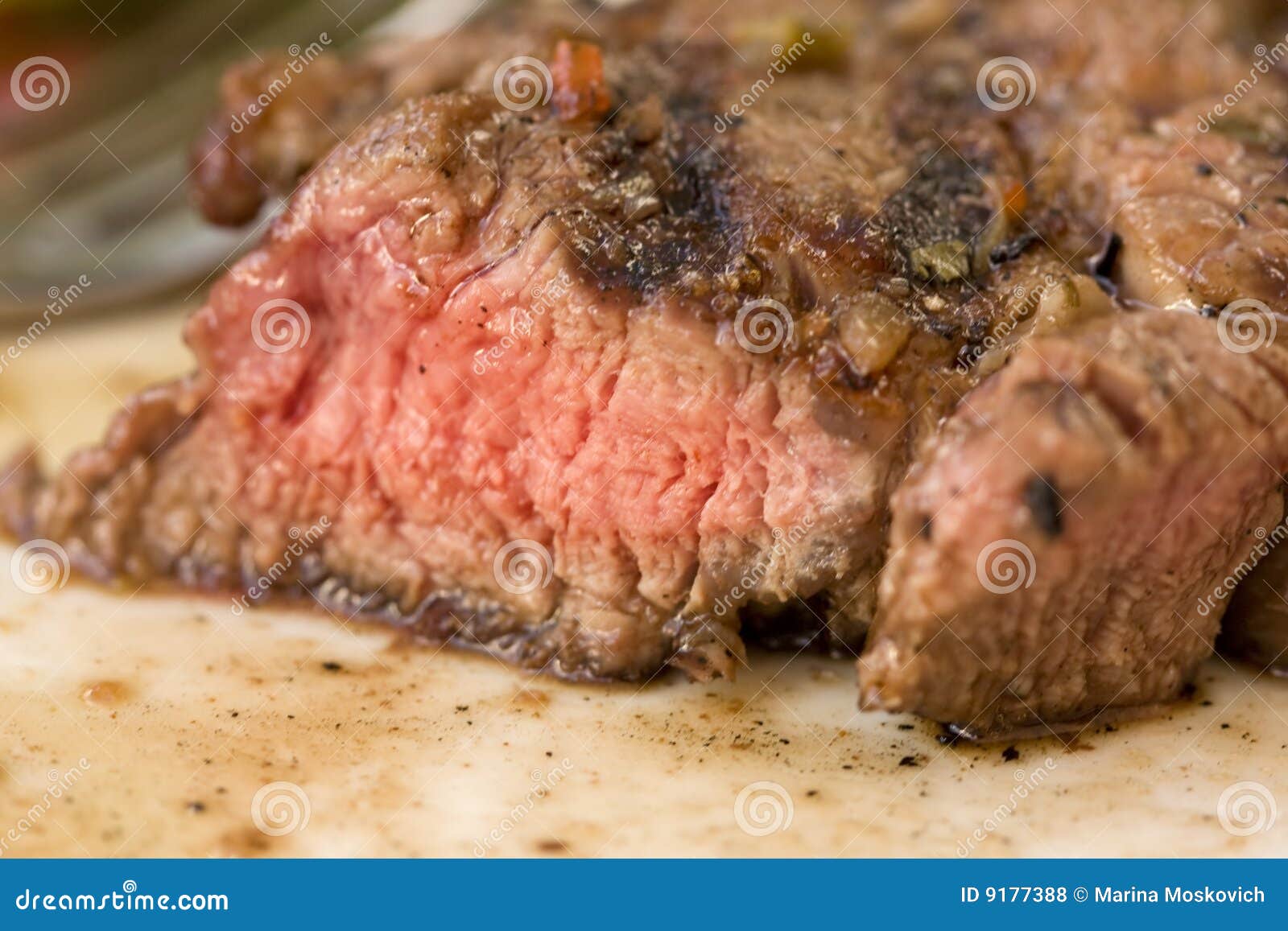 Grilled steak stock photo. Image of filet, close, gourmet - 9177388