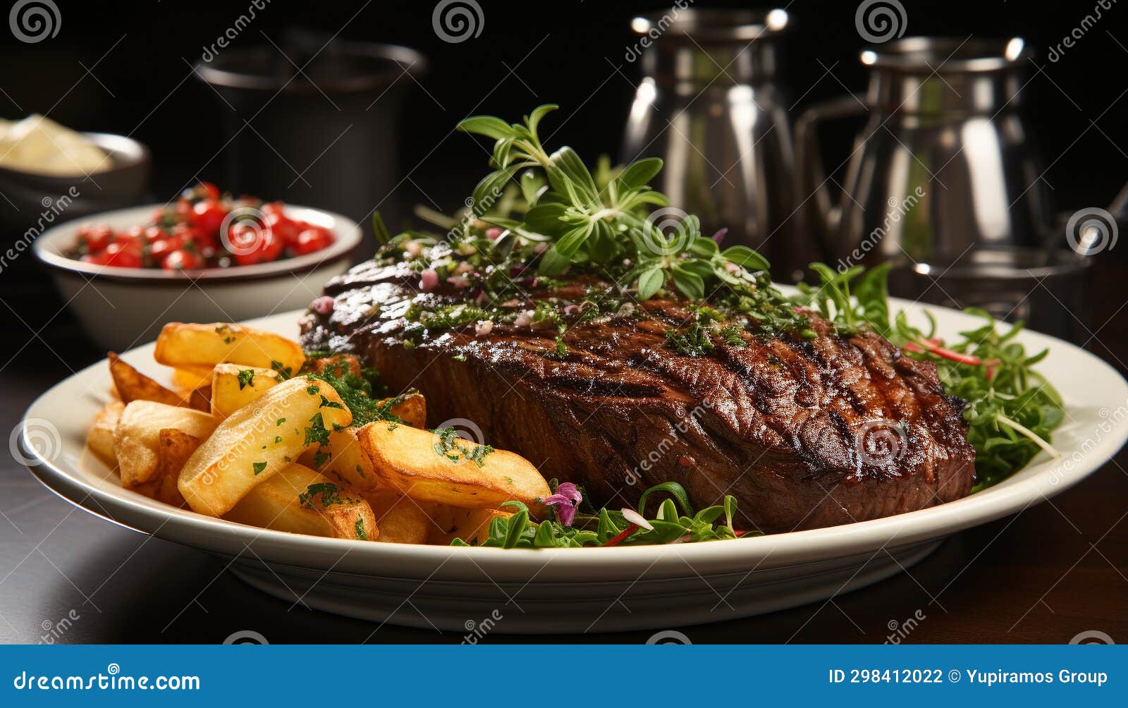 Gourmet Main Entree Course Grilled Rack Of Lamb Stock Photography ...