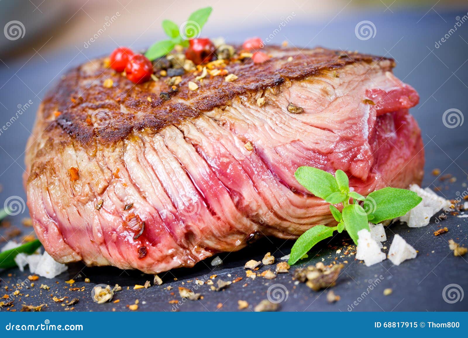 Grilled steal stock image. Image of protein, fillet, food - 68817915